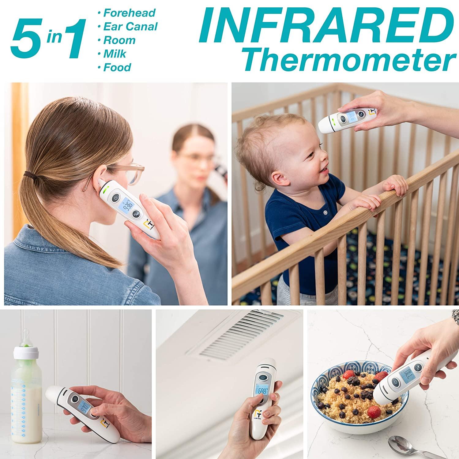 Forehead and Ear Thermometer - Suitable for All Ages | Buy Now with ...