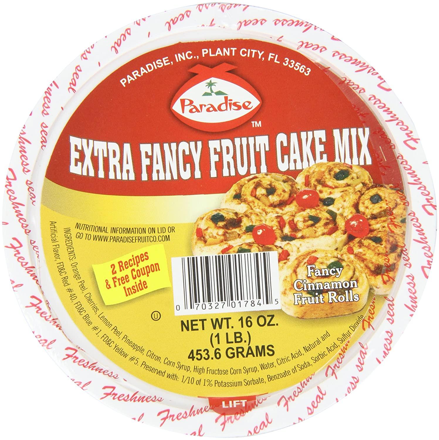 Paradise Fruit Extra Fancy Fruit Cake Mix - 16 oz | Buy Now with ...
