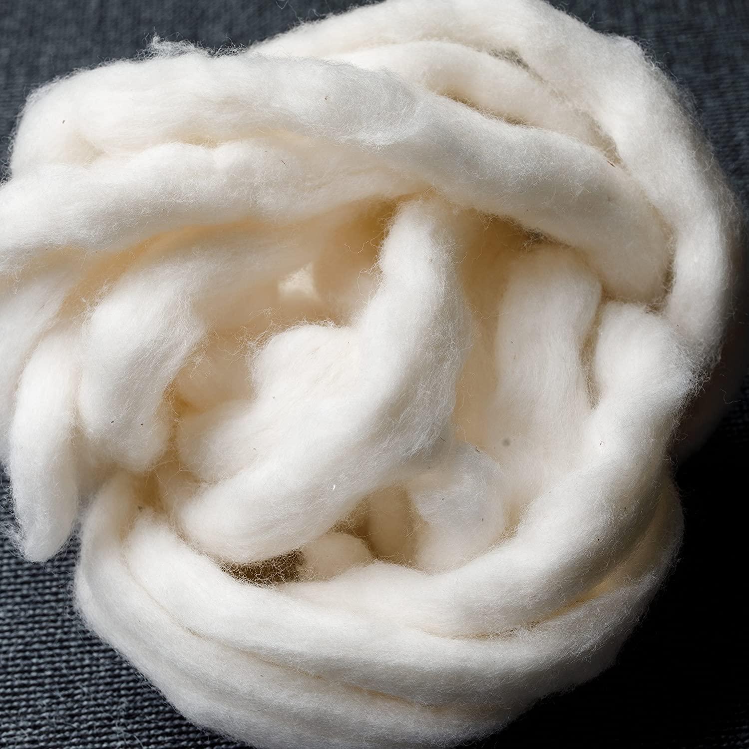 Japanese Organic Cotton Sliver 13 Feet - 100% Organic Unbleached - Made ...