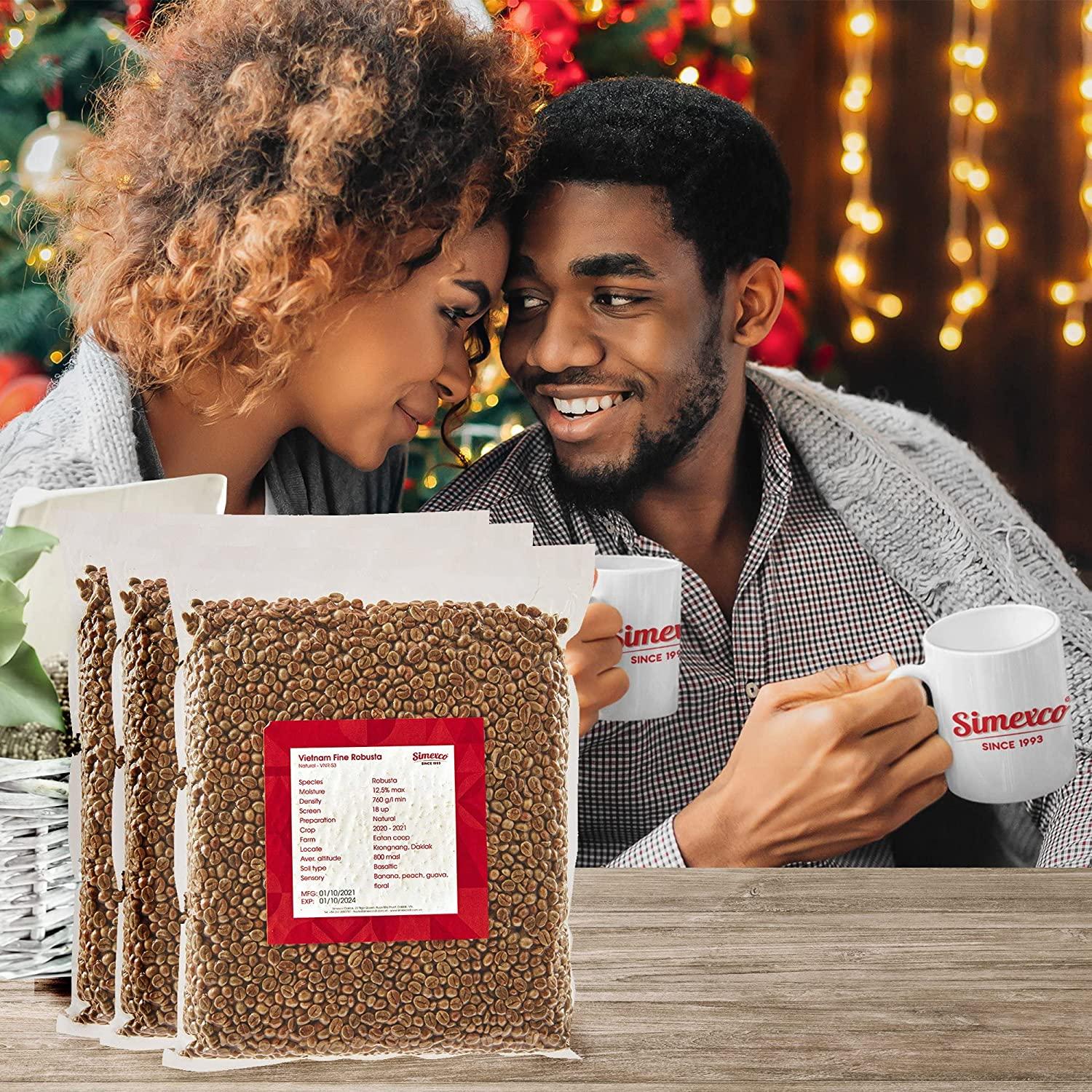 SIMEXCO Specialty Natural Unroasted Vietnamese Honey Robusta Coffee ...