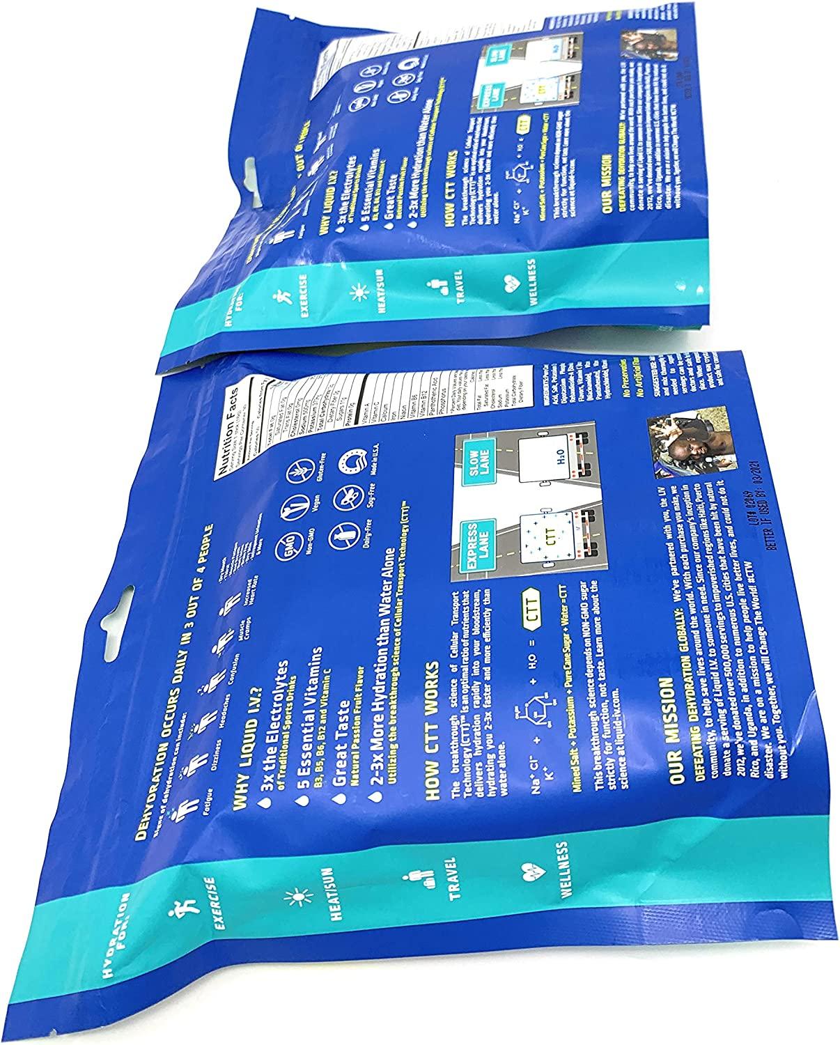 Liquid I.V. Hydration Multiplier Electrolyte Powder 60 Packets ...