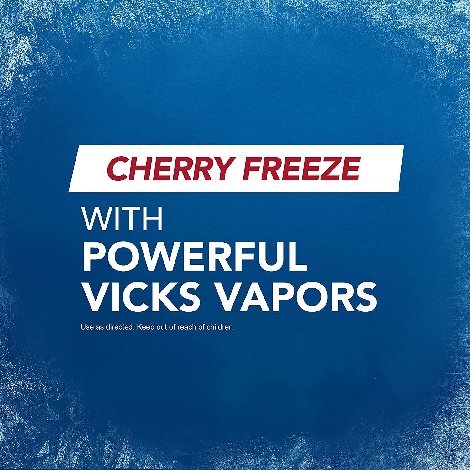 Vicks VapoCOOL Severe Medicated Drops for Sore Throat Pain - Cherry ...