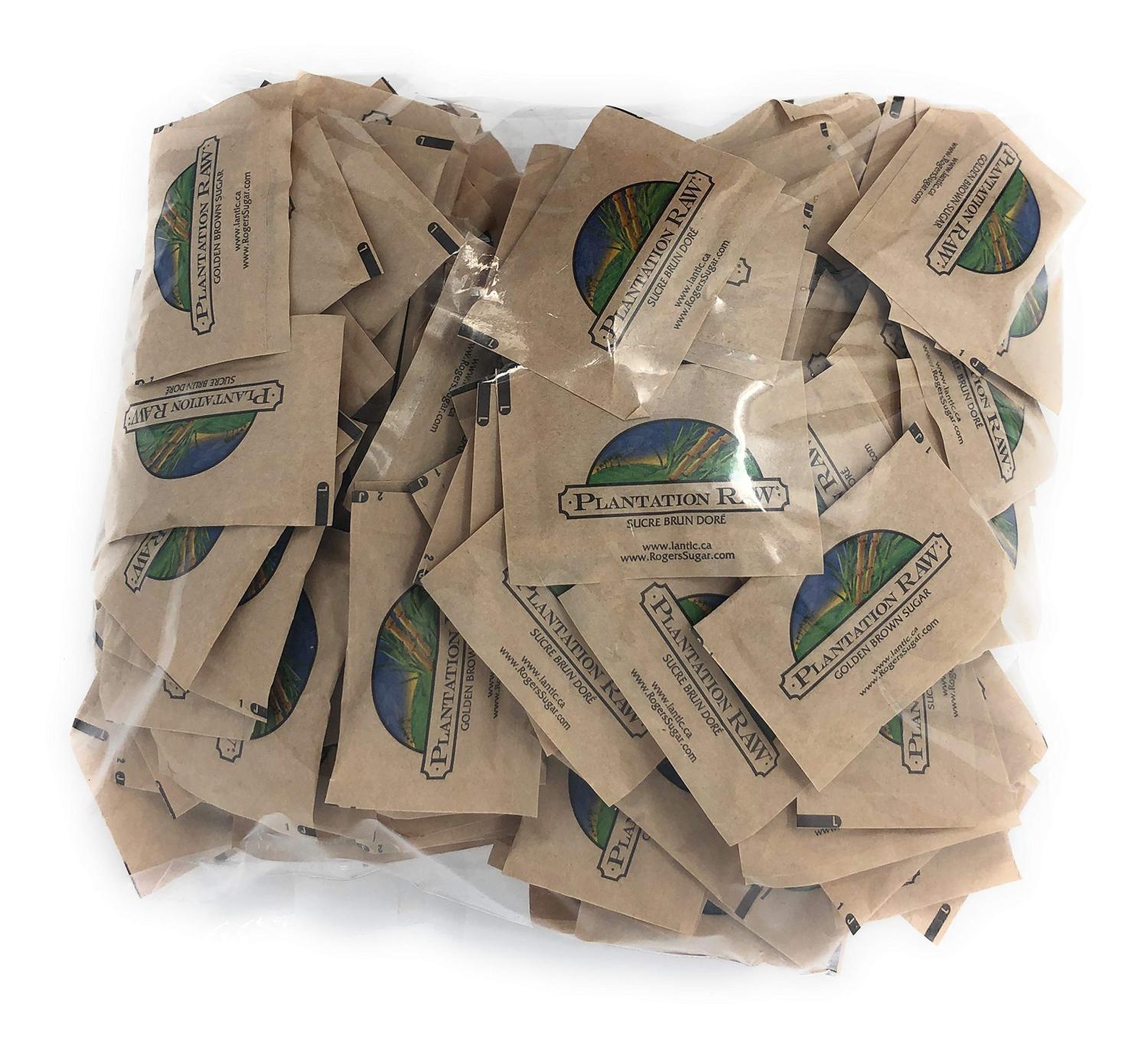 Plantation Raw Golden Brown Sugar Individual Packets 200 per Pack ...