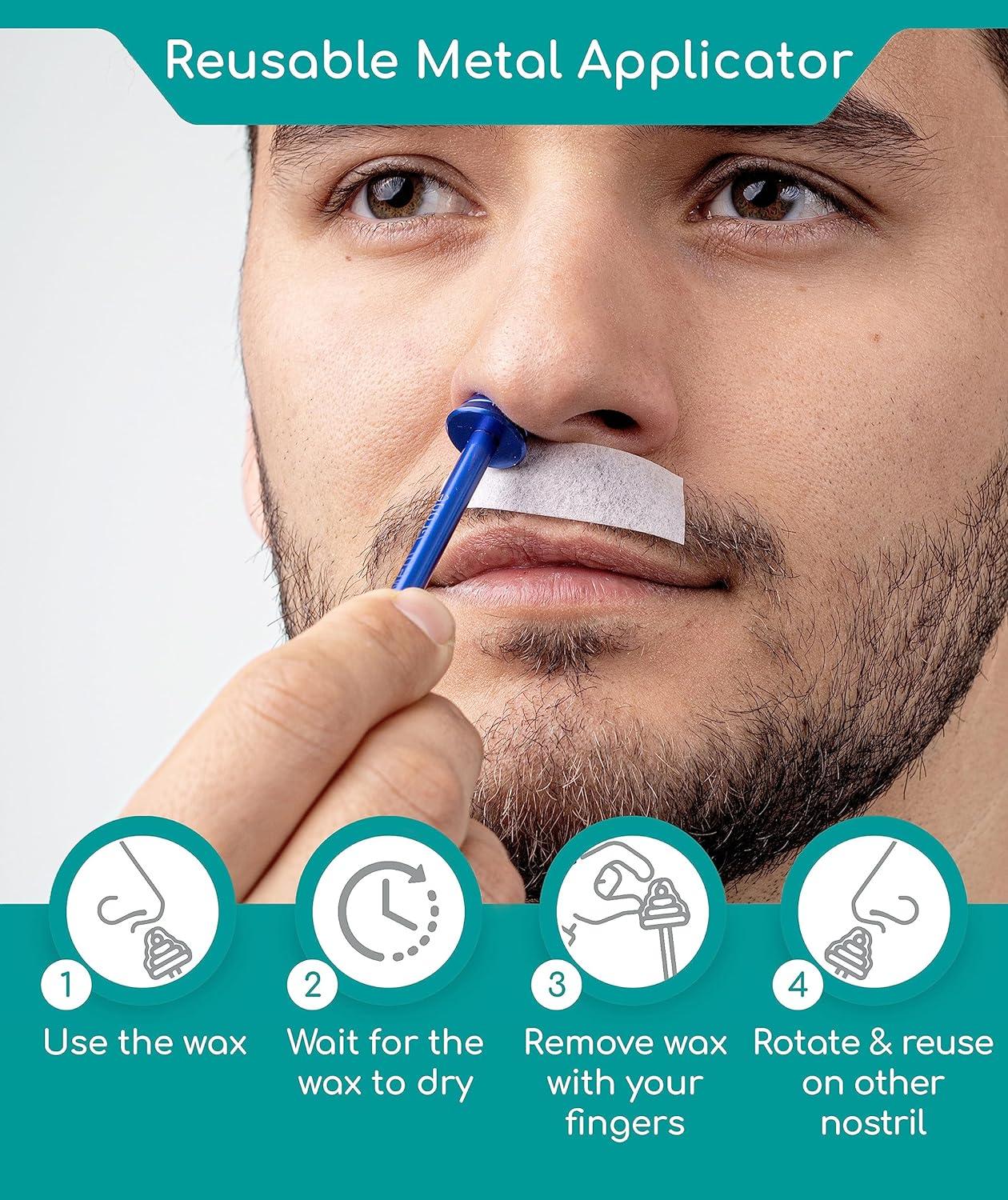 Medi Grade Nose Waxing Kit 50g - Eco-friendly Nose Hair Remover for Men ...