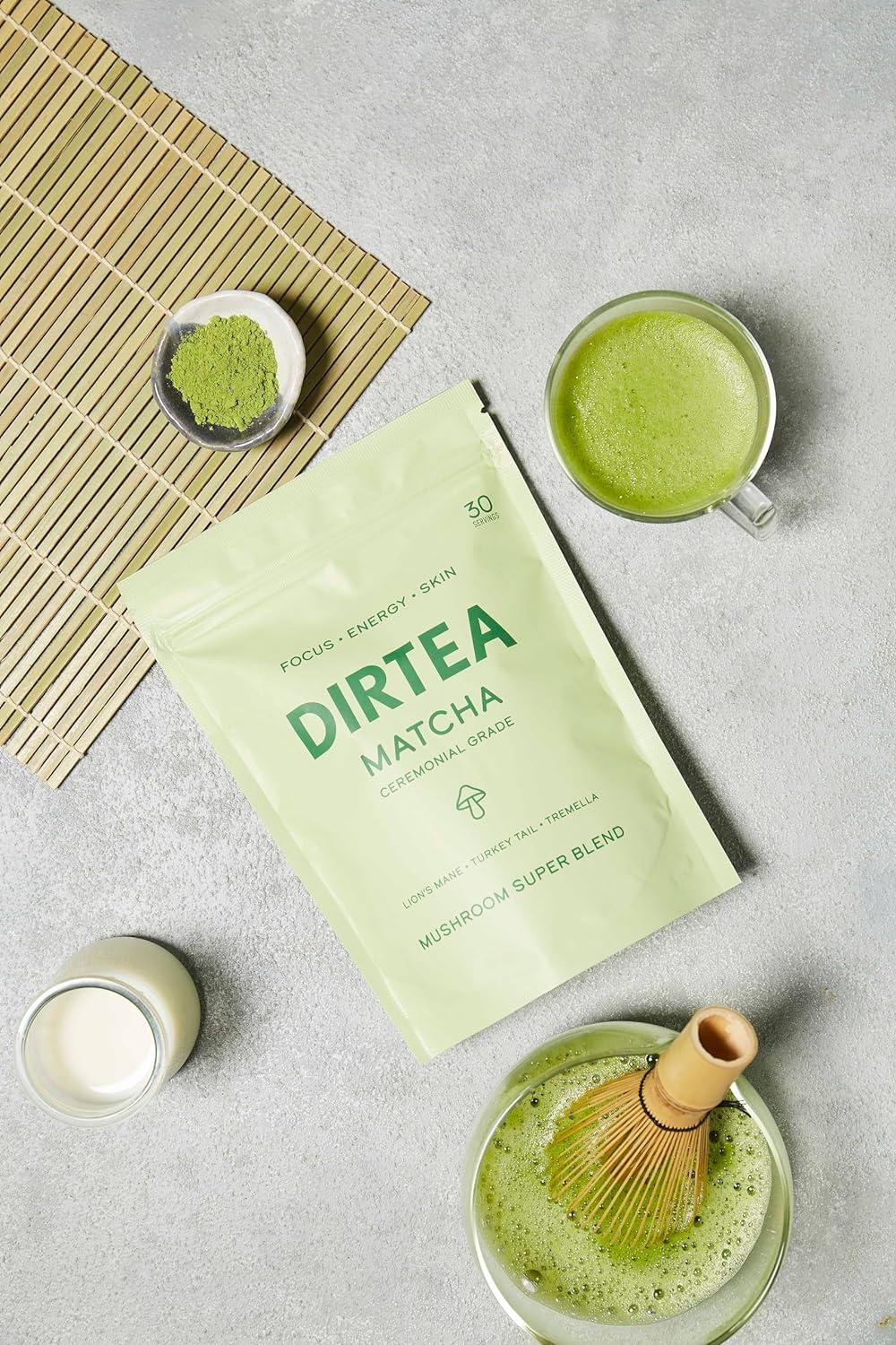 DIRTEA Matcha Powder Super Blend 180g | Organic Ceremonial Grade ...