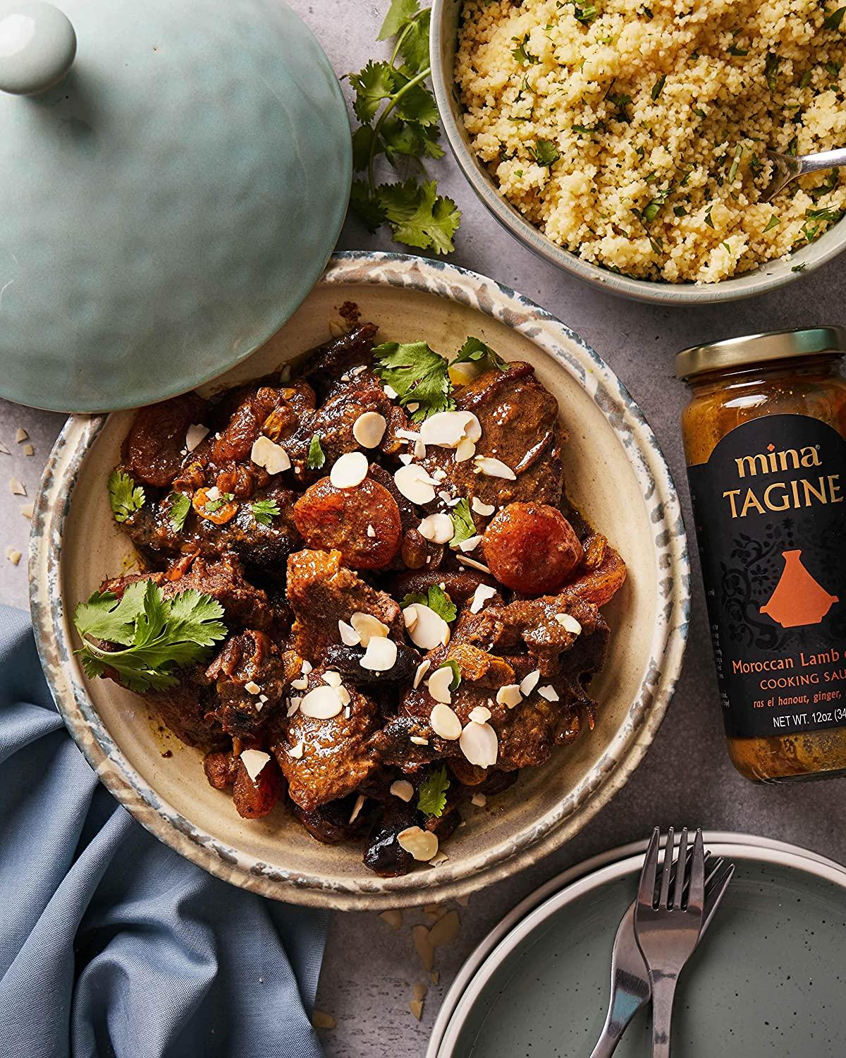 Mina Tagine Sauce - Moroccan Lamb & Beef Cooking Sauce, 12 oz ...
