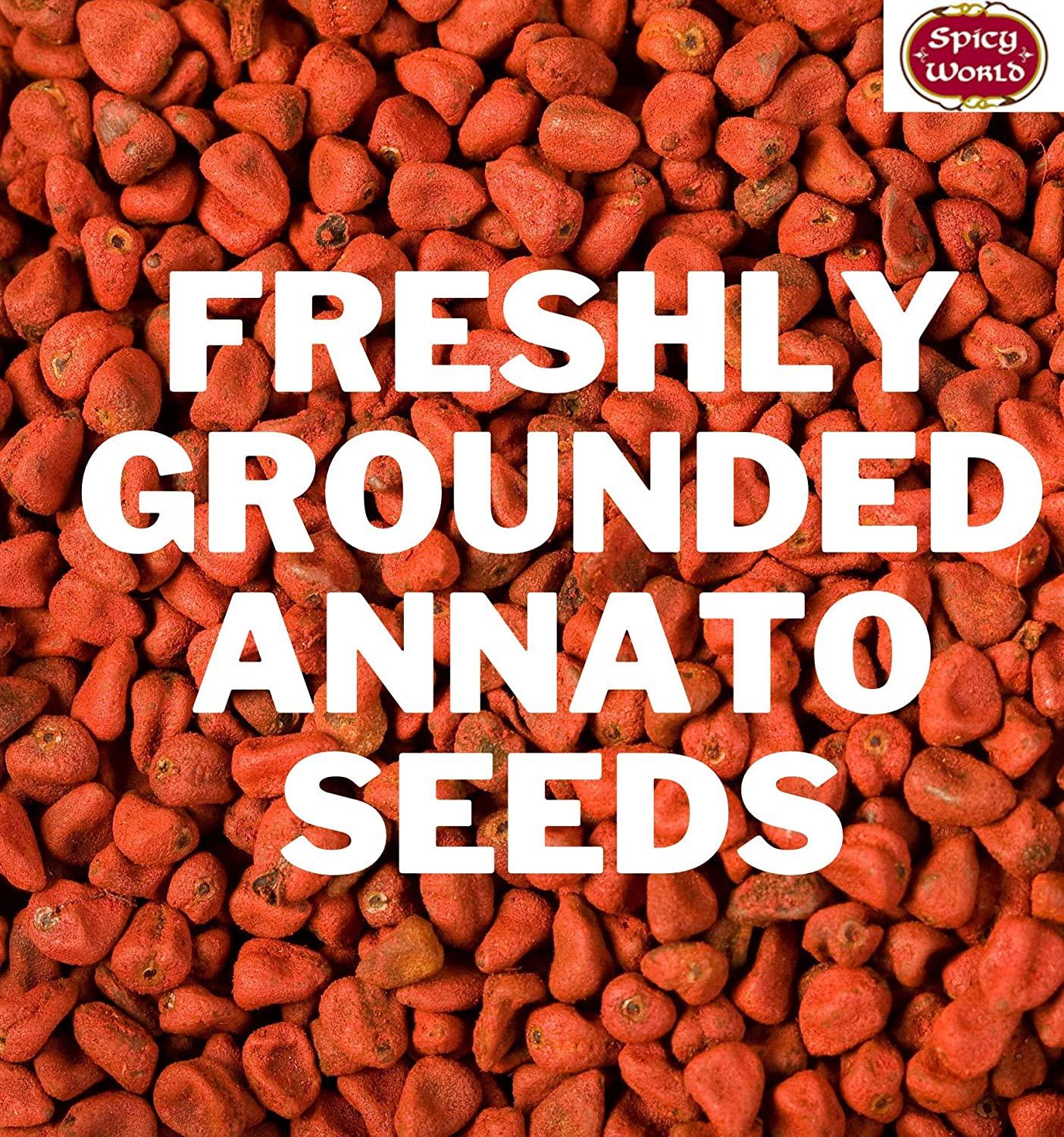 Spicy World Annatto Powder 7 Oz Bag - Ground Achiote Seed Powder 7 ...