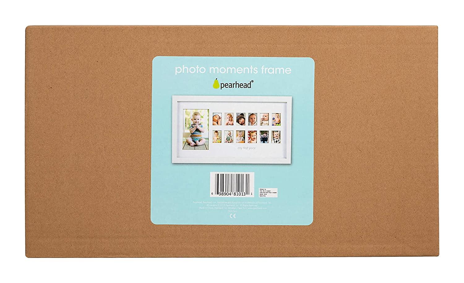 Pearhead My First Year Baby Keepsake Picture Frame - Gender-Neutral ...