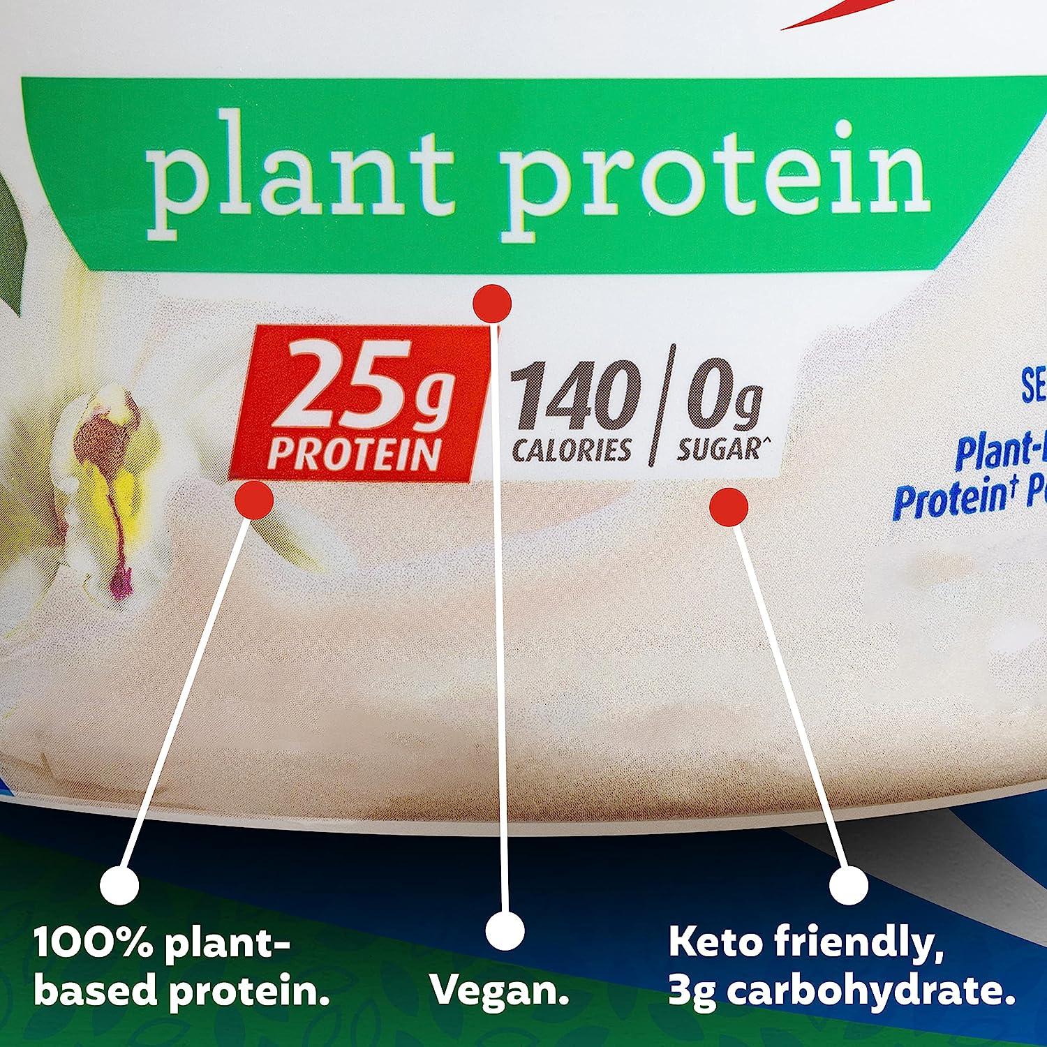Premier Plant Protein Powder Vanilla - 25g Plant-Based Protein, 0g ...
