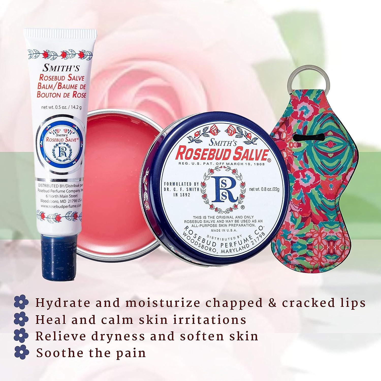 Smith's Rosebud Salve Strawberry & Minted Rose Lip Balm Gift Set ...