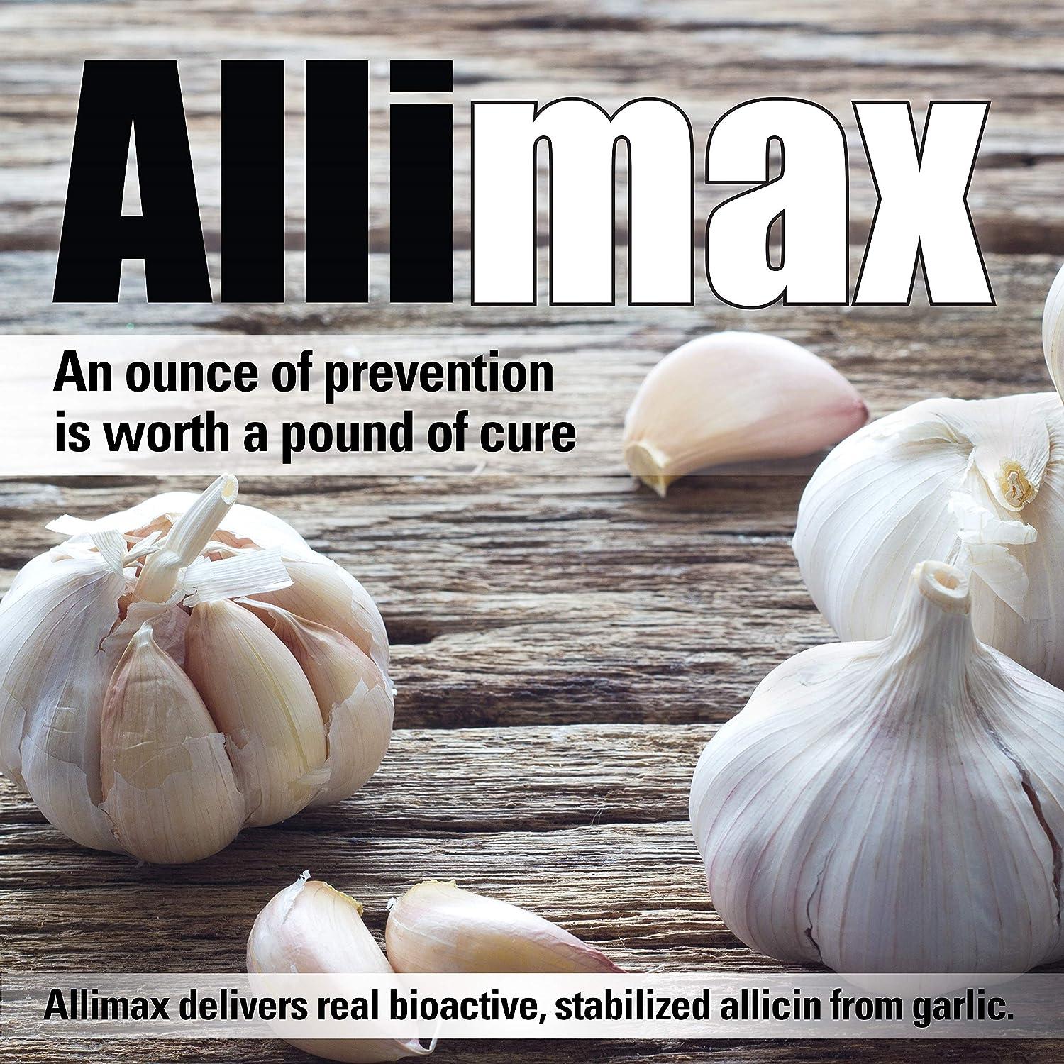 Allimax Pro 450mg 100 Capsules - Professional Strength Immune Support ...