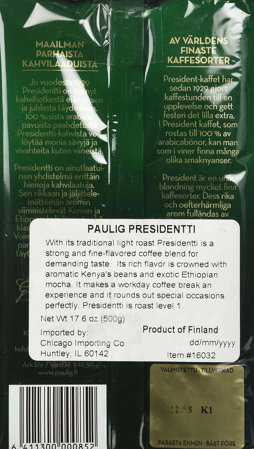 Paulig Presidentti Coffee: Authentic Finnish Import | Buy Now with ...