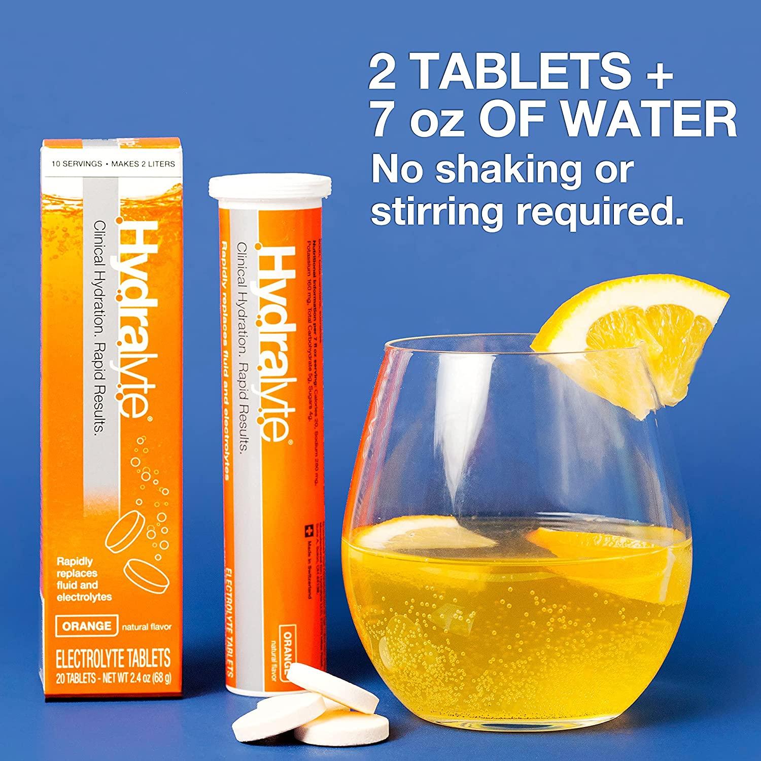effervescent electrolyte tablets