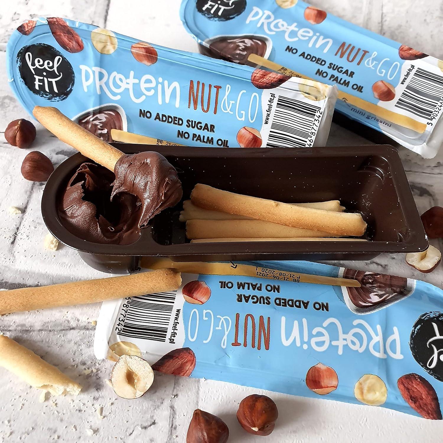 Feel Fit Protein Grissini - Sugar-Free Hazelnut Cocoa Cream & Crispy ...