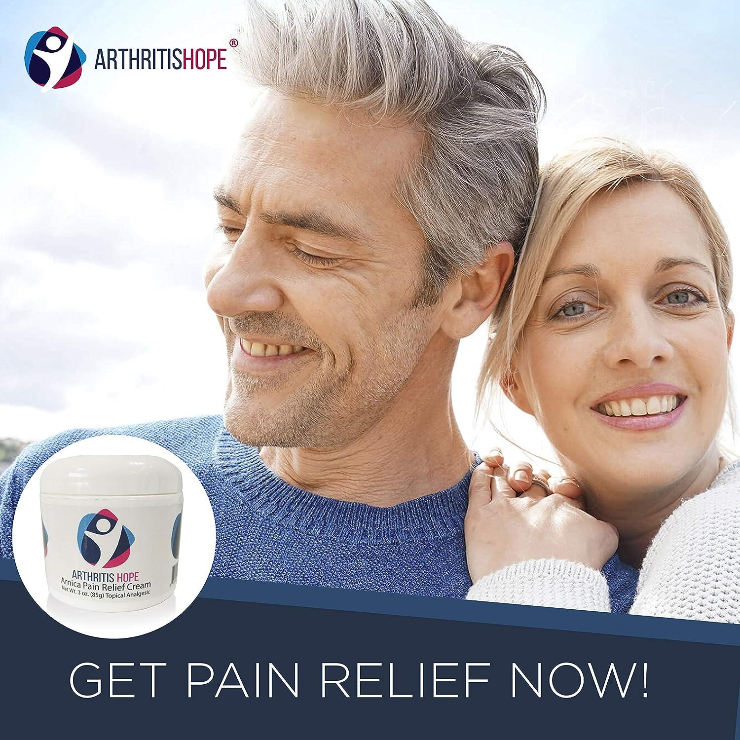 ArthritisHope Pain Relief Cream with Arnica & 8 Natural Ingredients ...