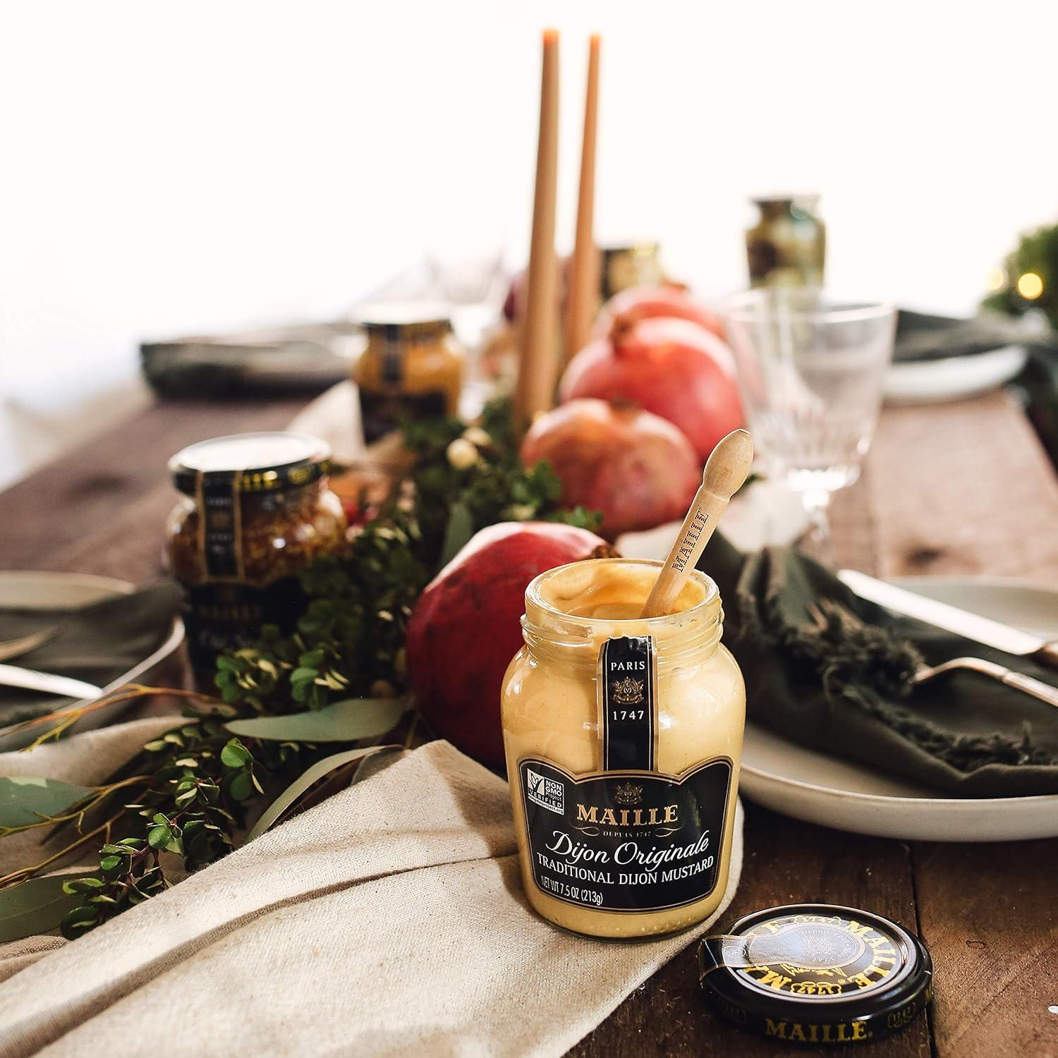 Maille Mustard Variety Pack - 7 Oz, 4 Count | Premium Mustard Selection ...