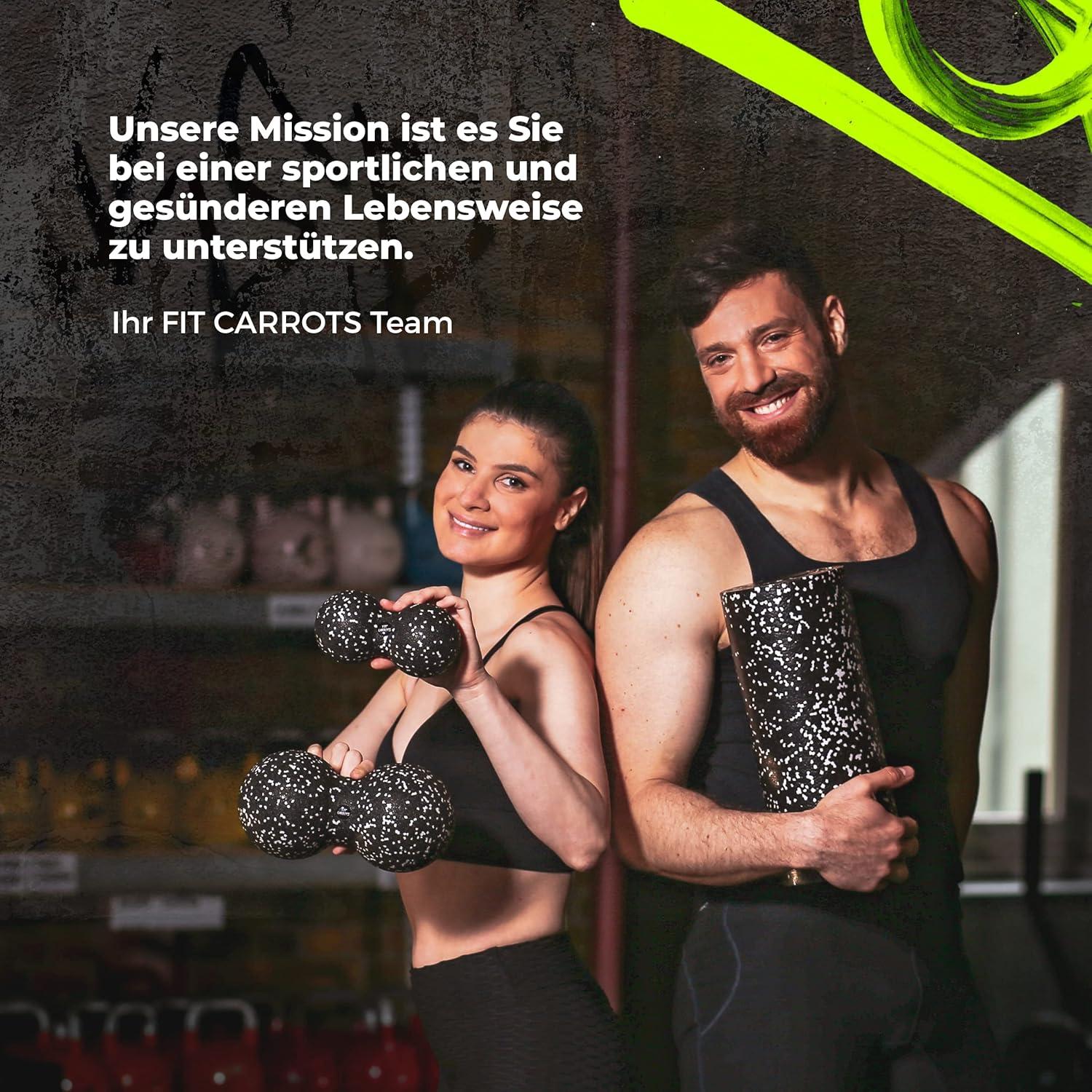 Fitcarrots Duoball 8 cm - Expert-Recommended Fascia Ball for Self ...