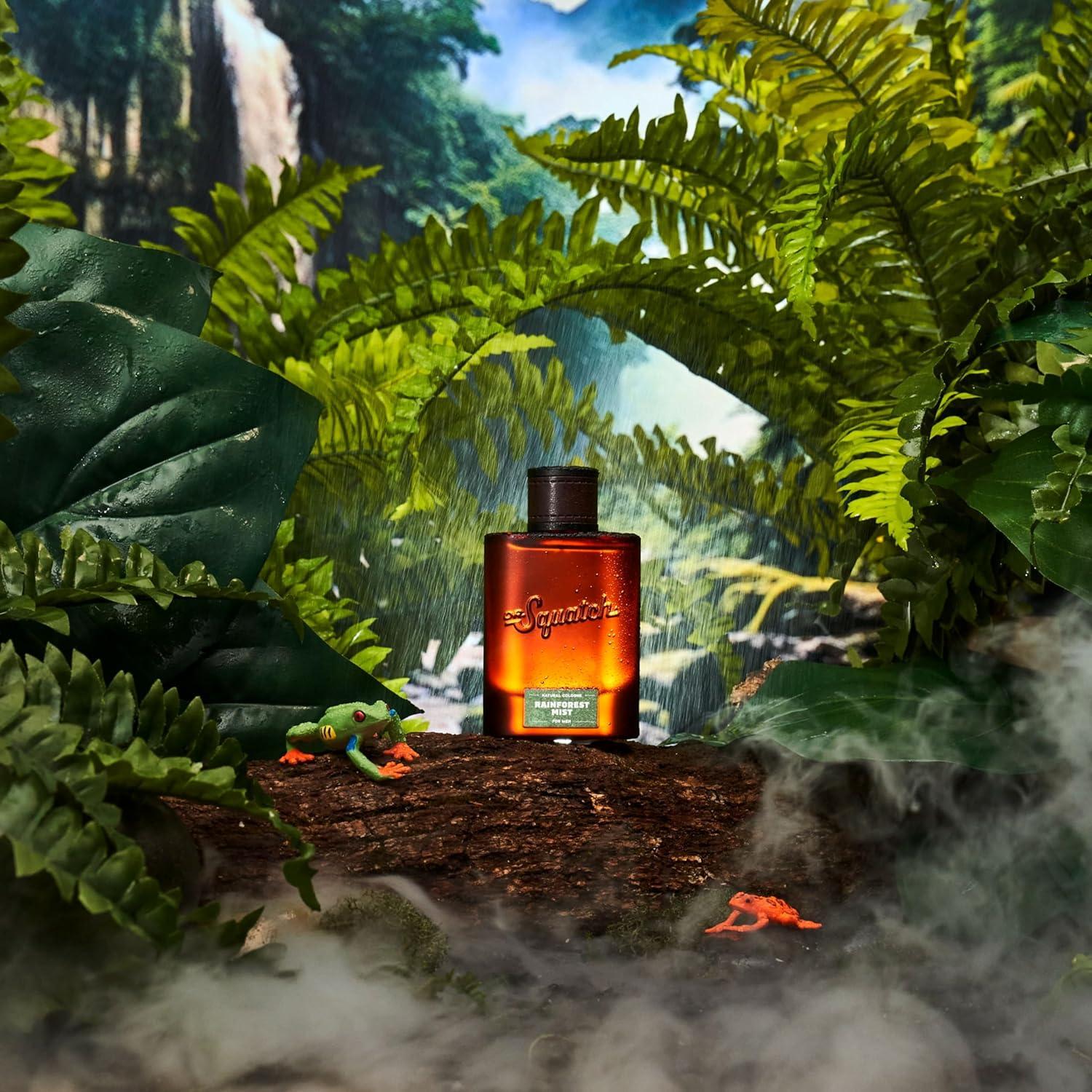 Dr. Squatch Men's Cologne Rainforest Mist - Natural Cologne Made With ...