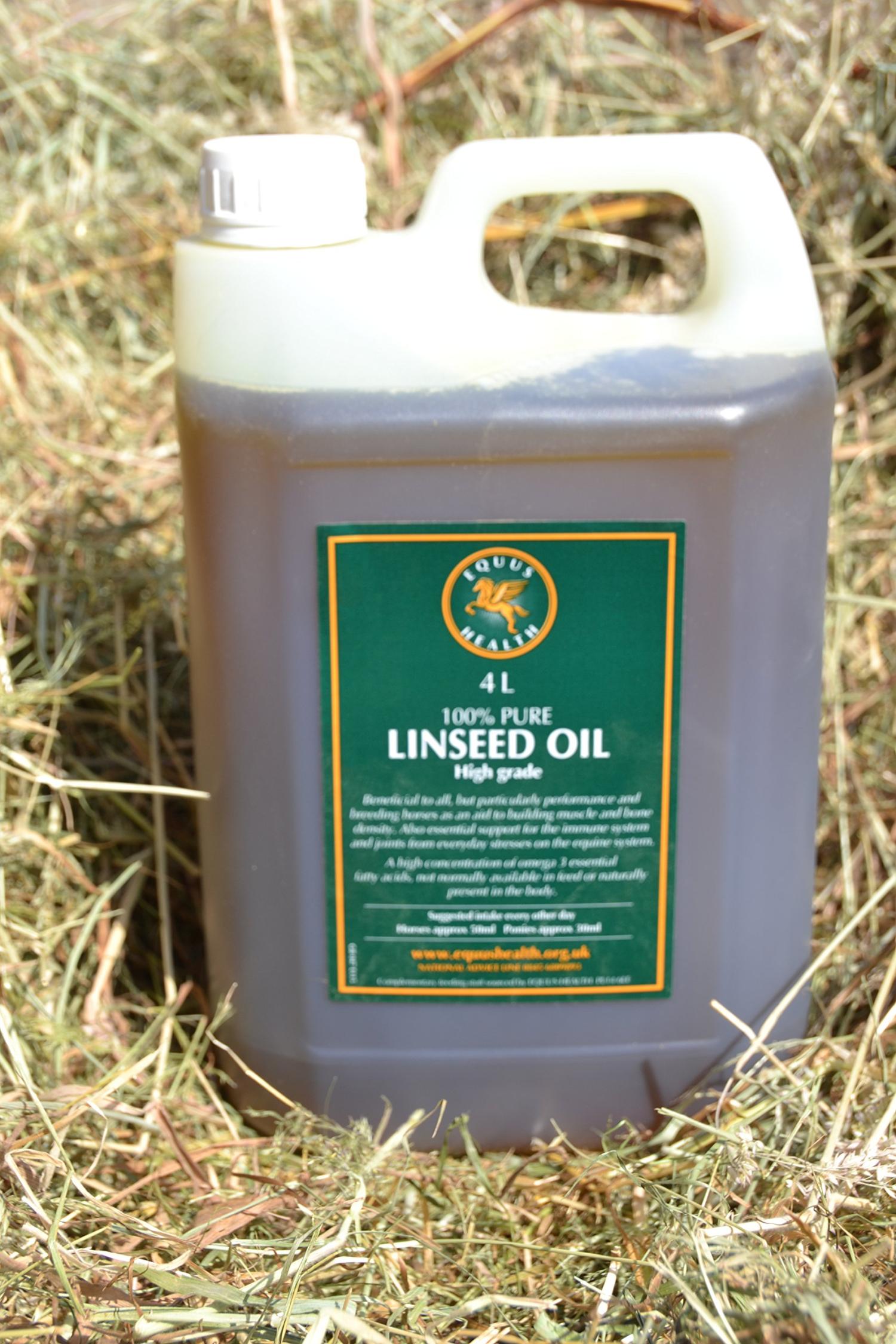 Equus Linseed Oil - Cold Pressed 4ltr Clear | Buy Now with Express ...