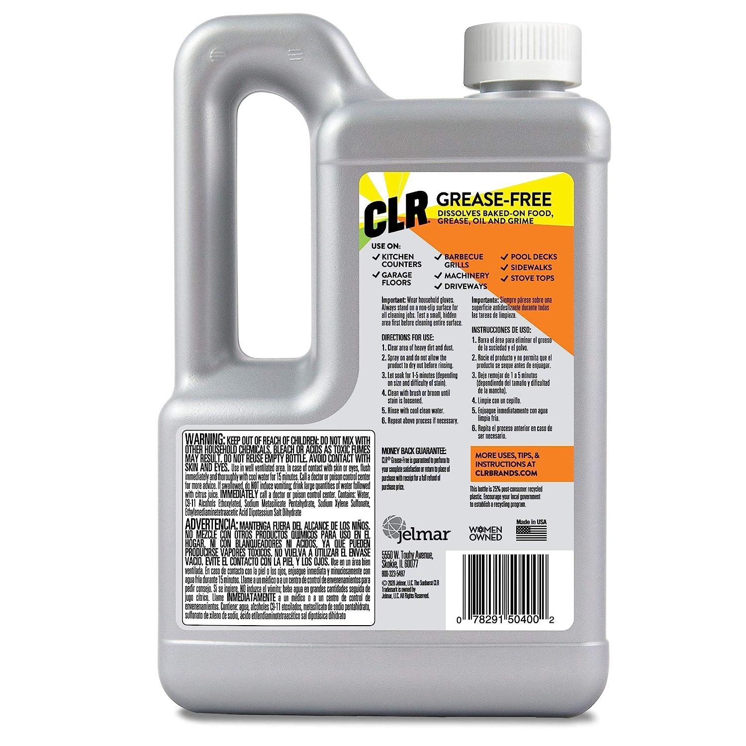 CLR Grease-Free Oil & Tar Remover 42oz Bottle - Pack of 1 | Buy Now ...