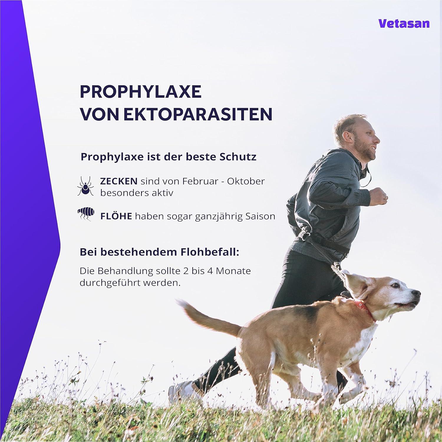 Vetasan Spot-On for Dogs 20-30kg (L) | Effective Flea & Tick Protection ...