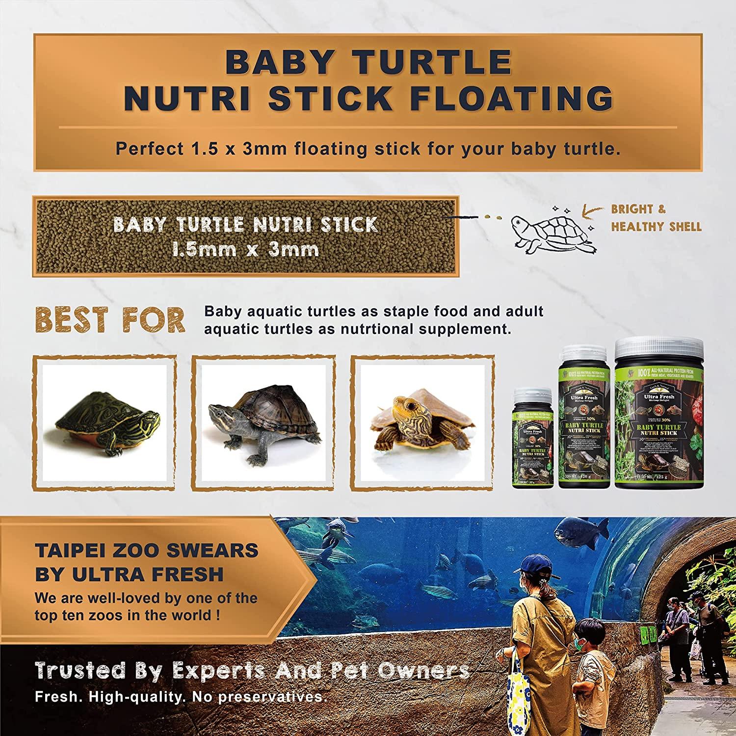 Ultra Fresh Wild Sword Prawn Baby Turtle Food - All Natural, Calcium ...