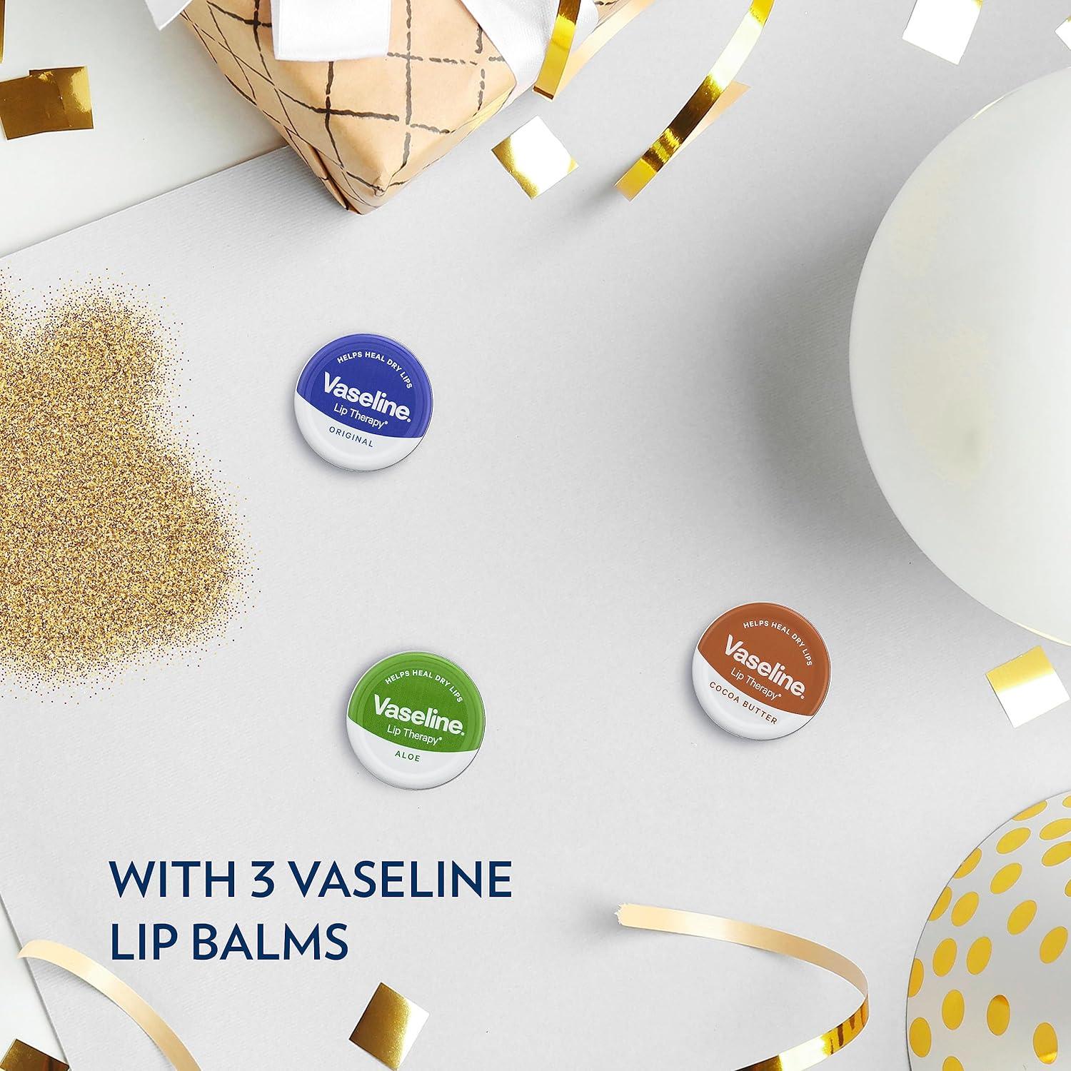 Vaseline Luscious Lips Explorer Kit - 3 Lip Balms for Beautiful Healthy ...