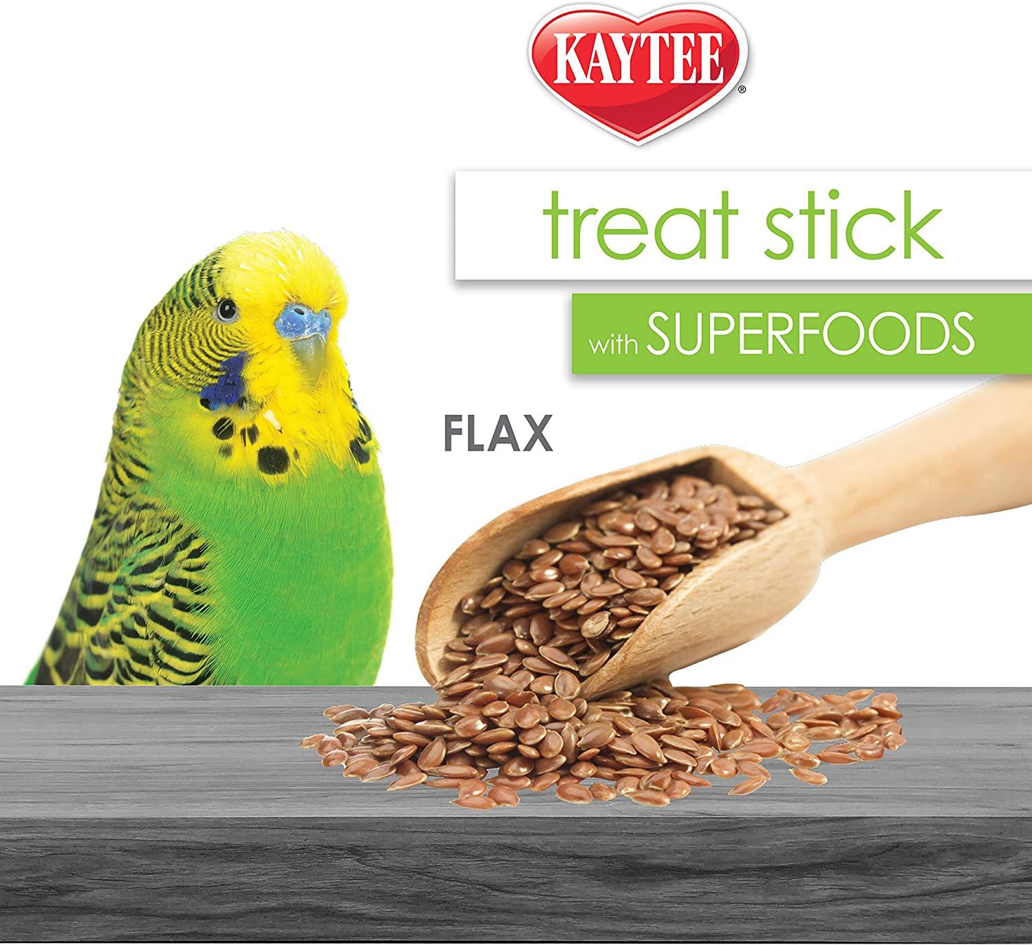 Kaytee Flax Avian Treat Stick with Superfood 5.5 Ounce - Nutritious ...