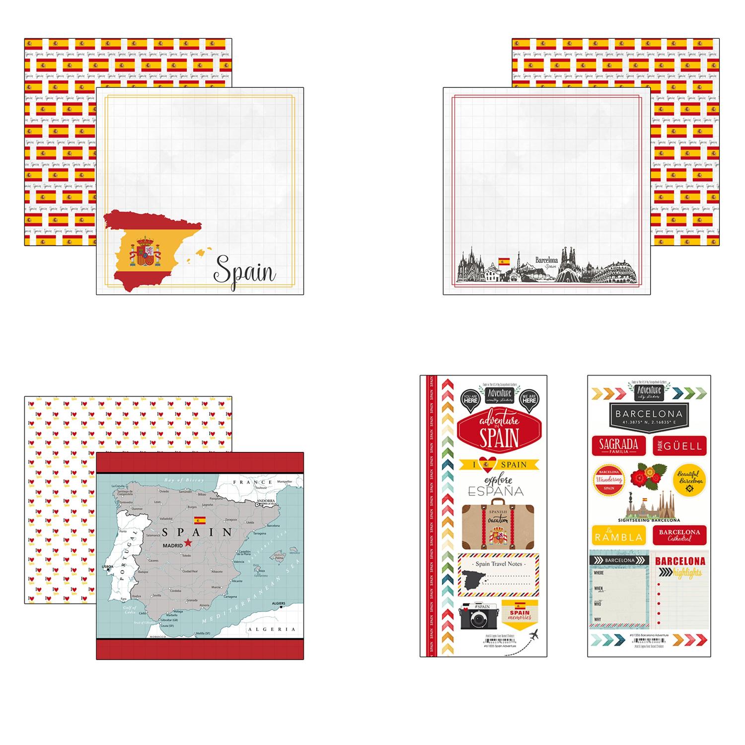 Scrapbook Customs Spain Adventure Scrapbook Kit | Buy Now with Express ...