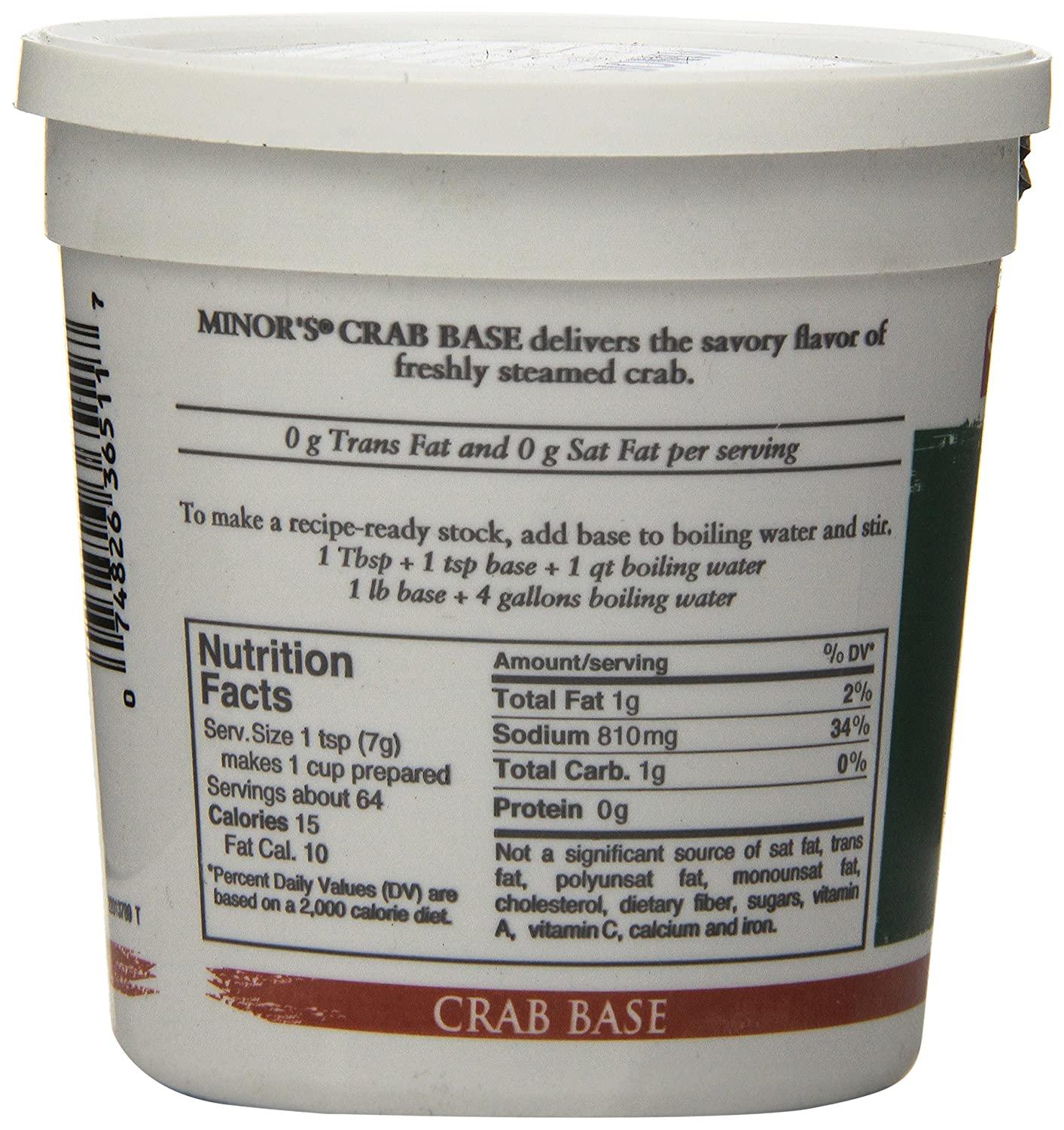 Minor's Crab Base 16oz: Authentic Seafood Flavor Enhancer | Buy Now ...