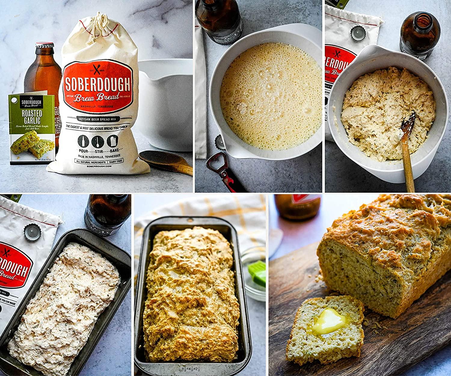 Soberdough Cheesy Garlic Bread Mix - Artisanal Flavor for Homemade ...
