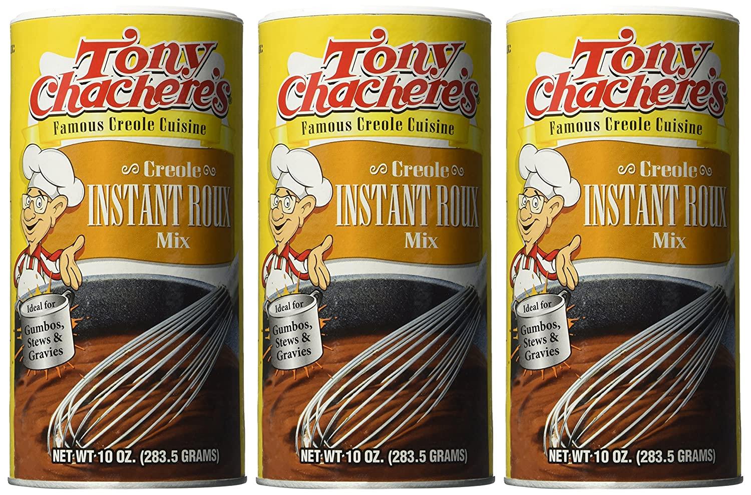 Tony Chachere Instant Gravy Mix Creole Roux 3 Count - Authentic Cajun ...