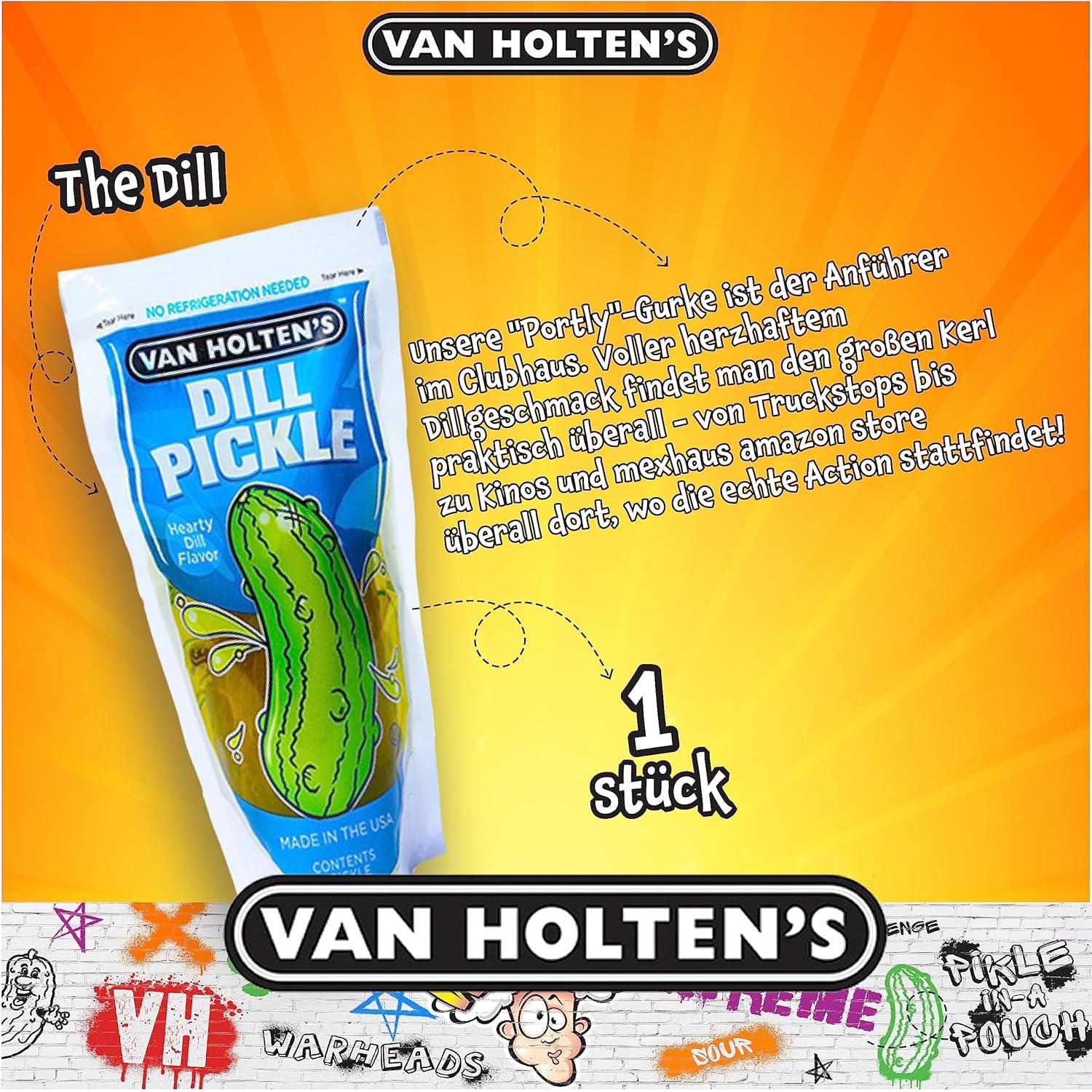 Van Holten Pickle Pouch Set - Sour Dill & Garlic Pickled Cucumbers ...