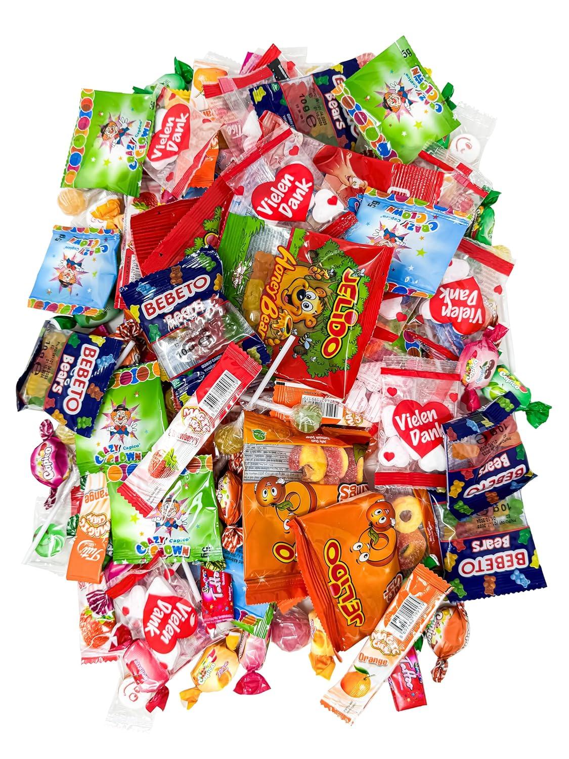 1000g Colorful Candy Mix Bag - Individually Wrapped Treats for ...