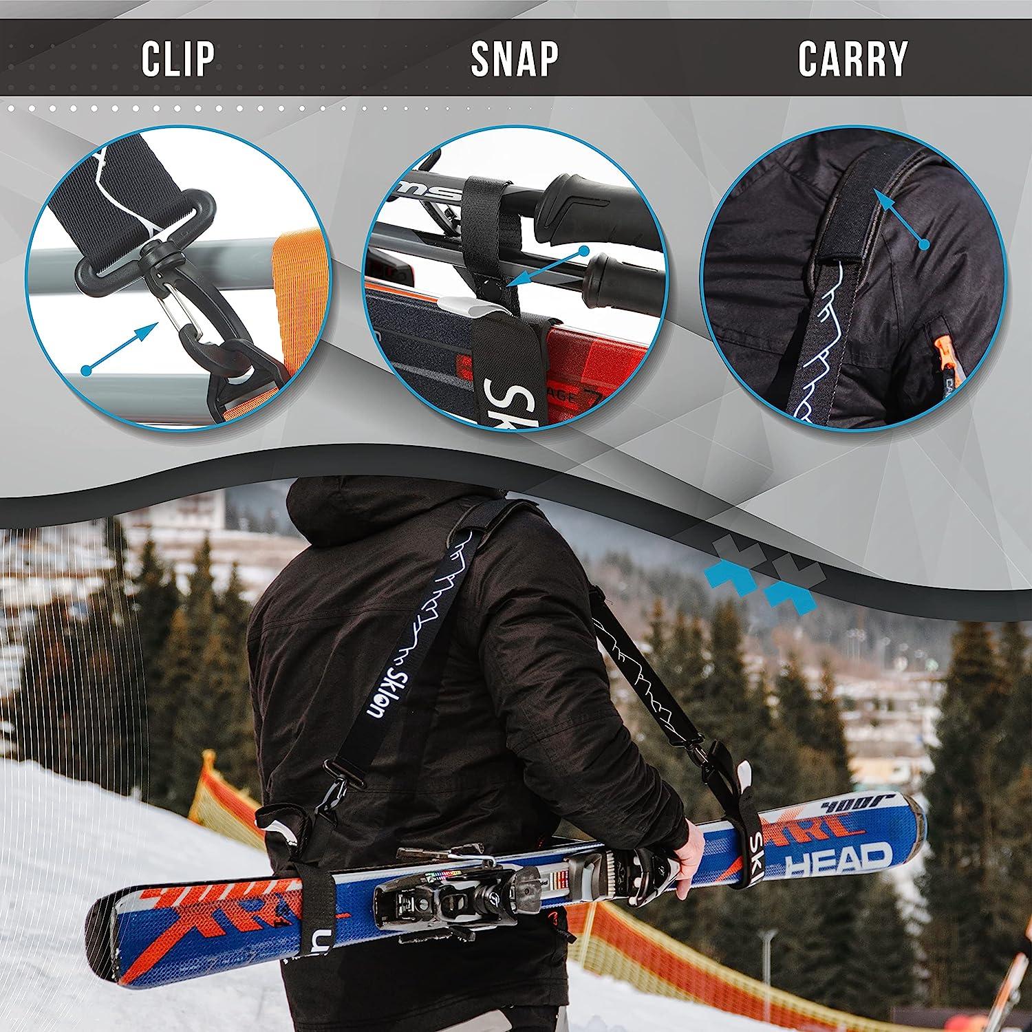 Sklon Ski Strap and Pole Carrier | Easy Transport for Ski Gear ...
