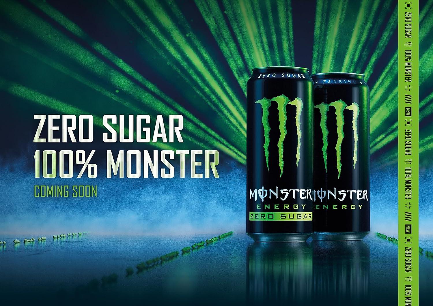 Monster Original Zero Energy Drink 500ml (12) | Buy Now with Express ...