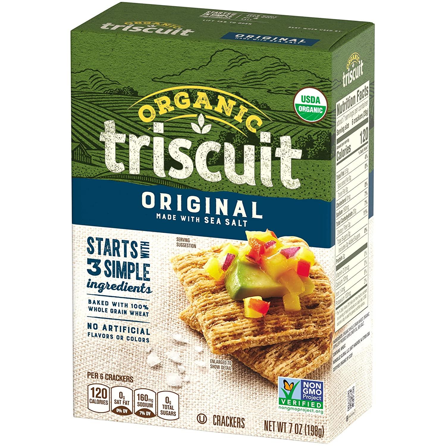 Organic TRISCUIT Crackers - Original Flavor - 7 oz. Box | Buy Now with ...