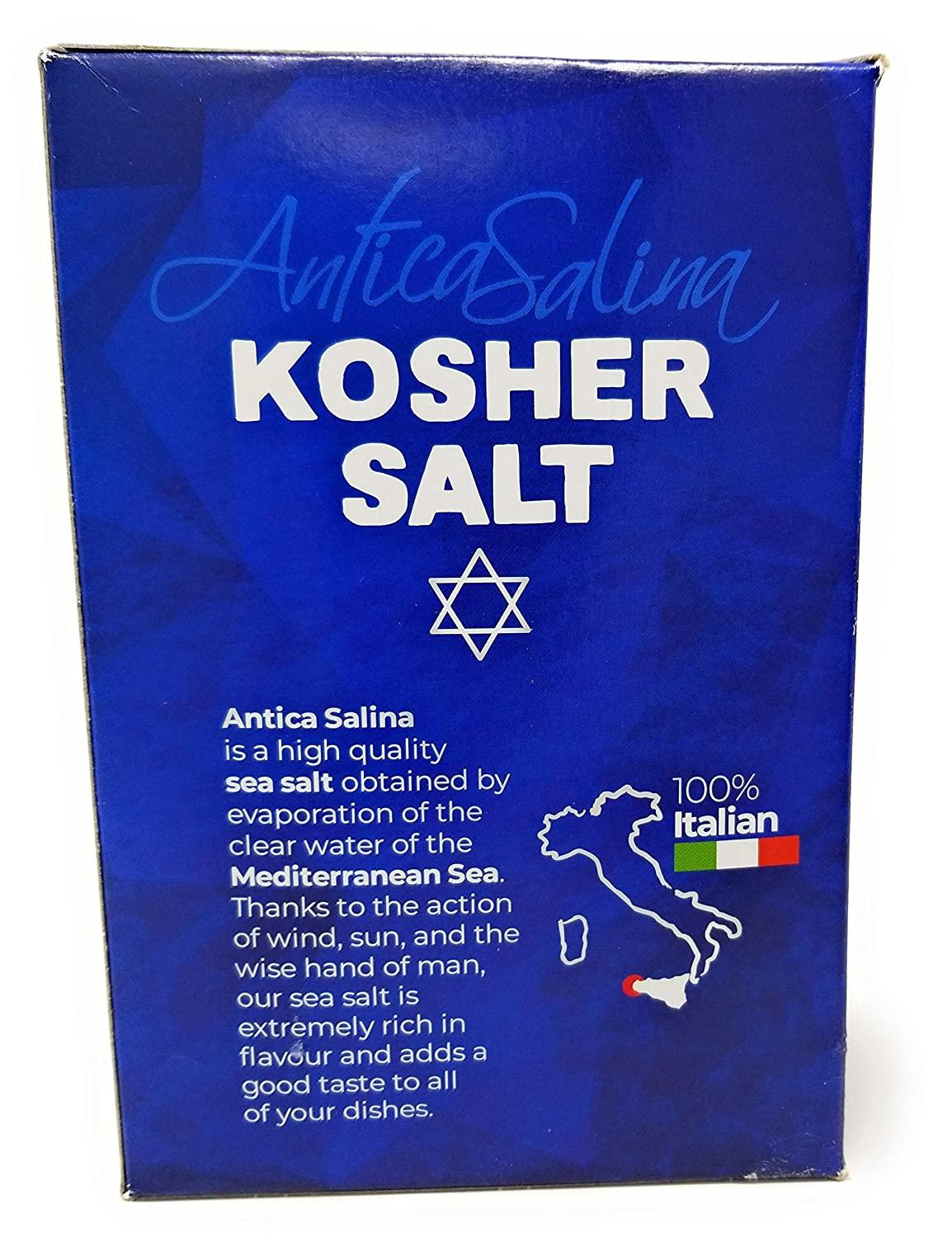 Antica Salina Kosher Salt - 3 Pounds of All-Natural Imported Italian ...