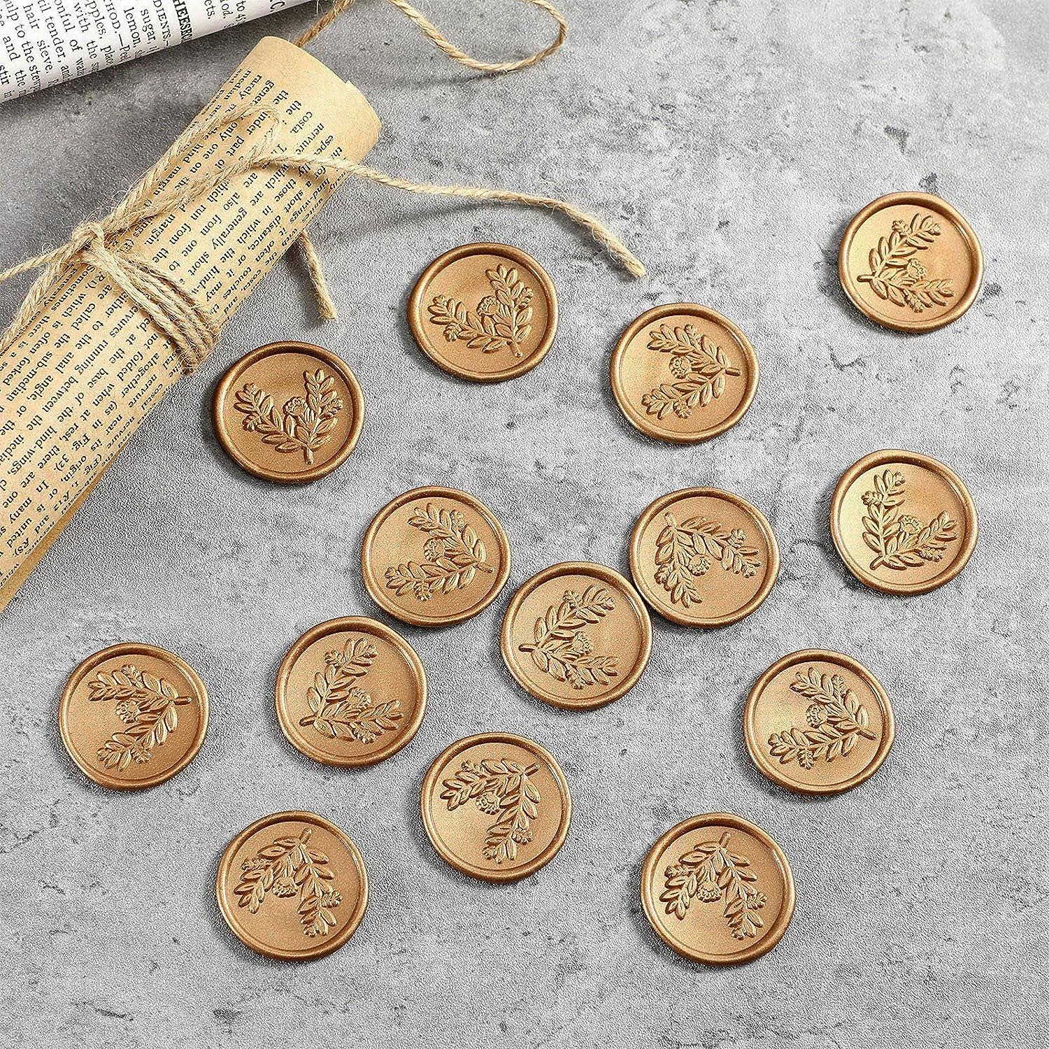 Outus Wax Seal Stickers Envelope Seal Stickers Wedding Invitation ...