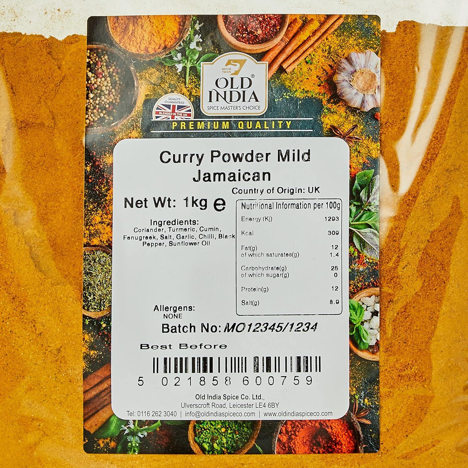 Old India Curry Powder Mild Jamaican 1kg | Buy Now with Express ...