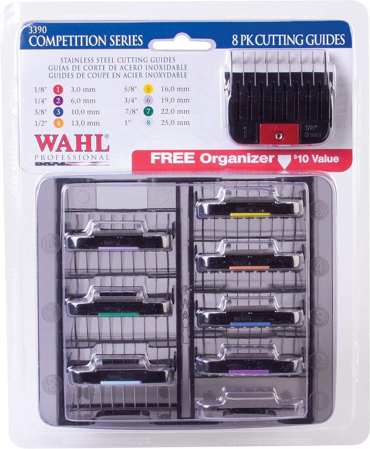 WAHL Stainless Steel Comb Attachments Combs for Standard Max 45 Durable ...