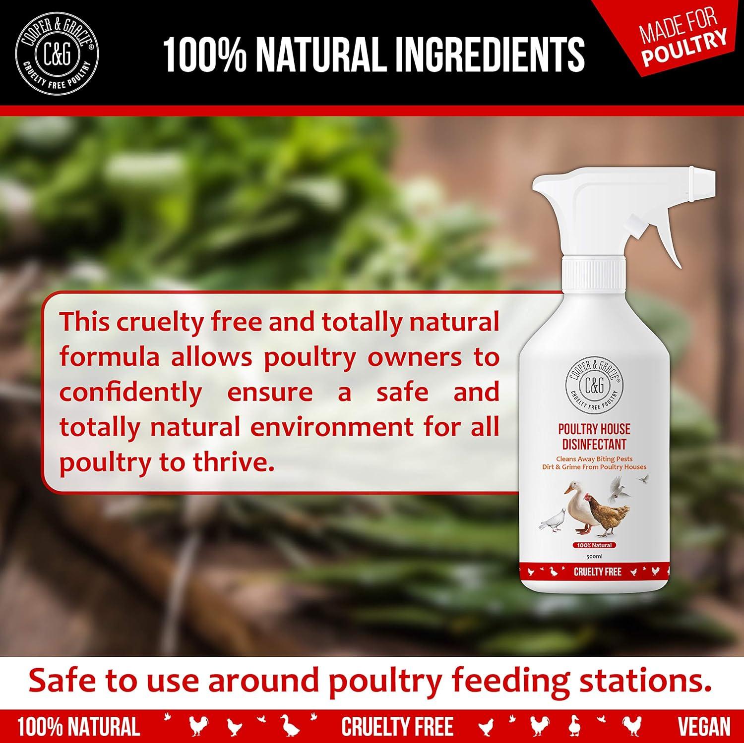 Poultry House Disinfectant 500ML | Cleans Away Biting Pests & Grime ...