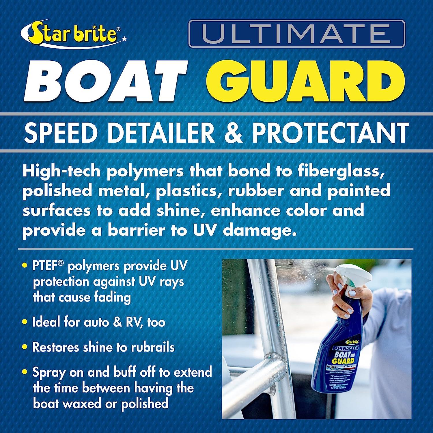 STAR BRITE Boat Guard Speed Detailer & Protectant - 22 Oz - Shine & UV ...