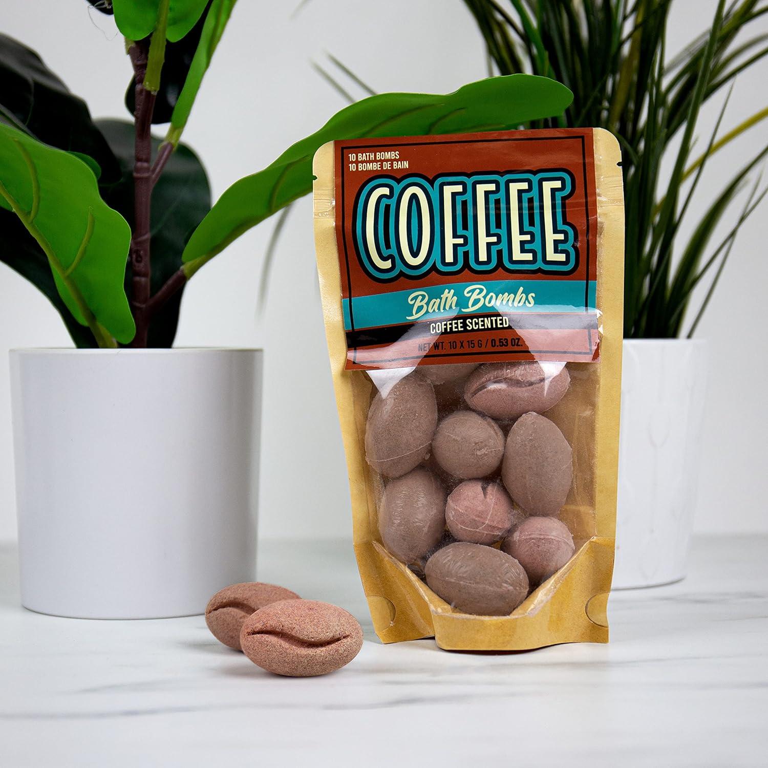 Gift Republic Coffee Bath Bombs 10-Pack - 150g | Infused with Rich ...