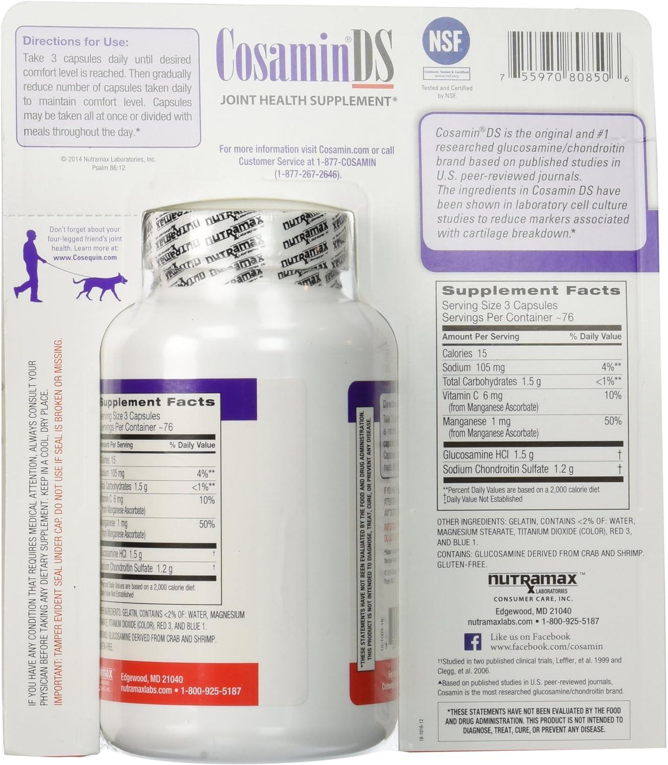 Cosamin DS 460 Capsules - Pack of 2 | Buy Now with Express ...