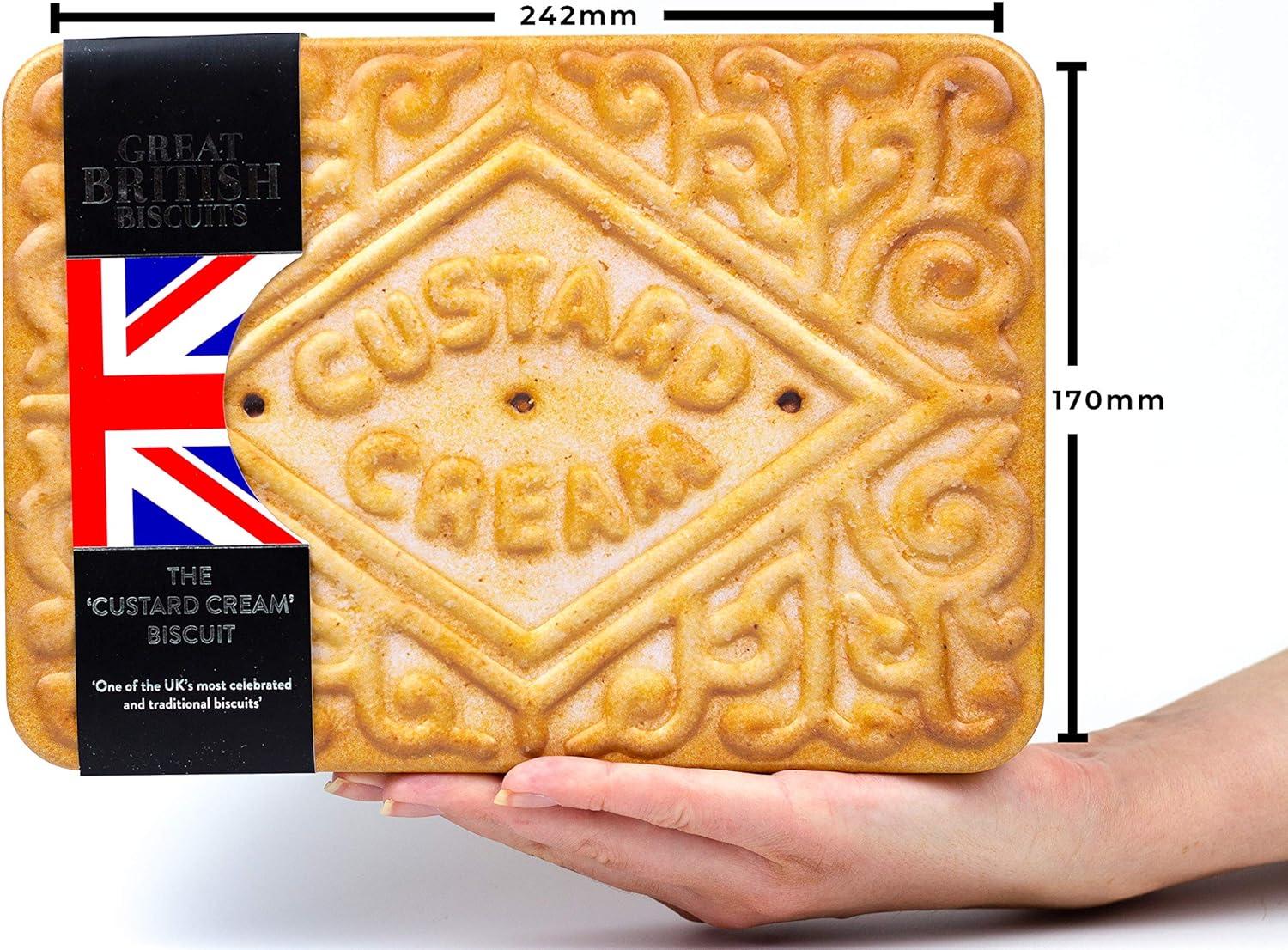 Giant Custard Cream Biscuits Gift Set - Custard Creams Novelty Biscuit ...