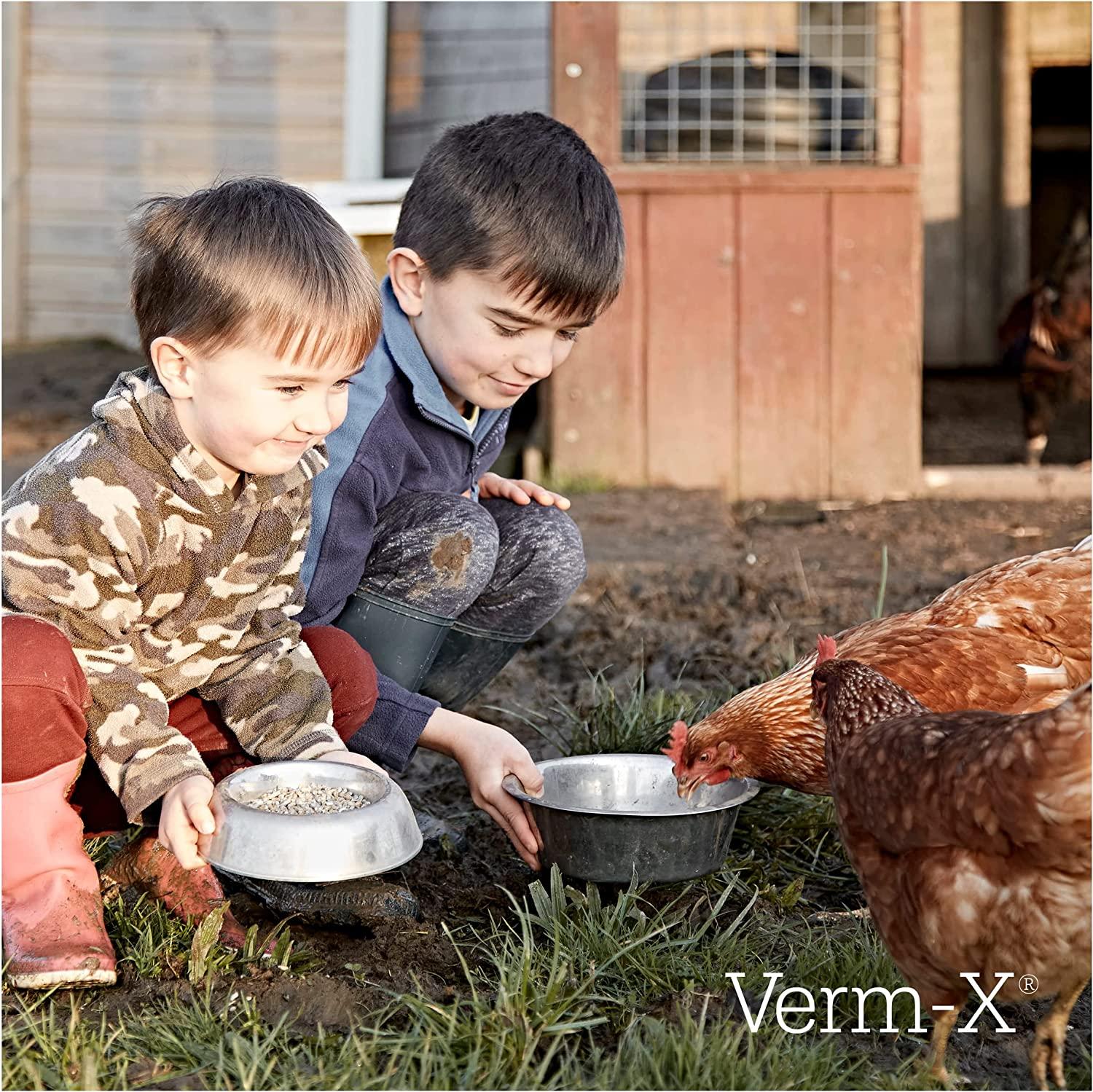 Verm-X Liquid Poultry & Fowl Internal Parasite Control 250ml - Natural ...