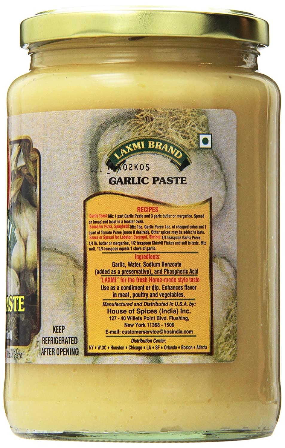Laxmi Traditional Indian Garlic Cooking Paste 24oz - Authentic Flavor ...