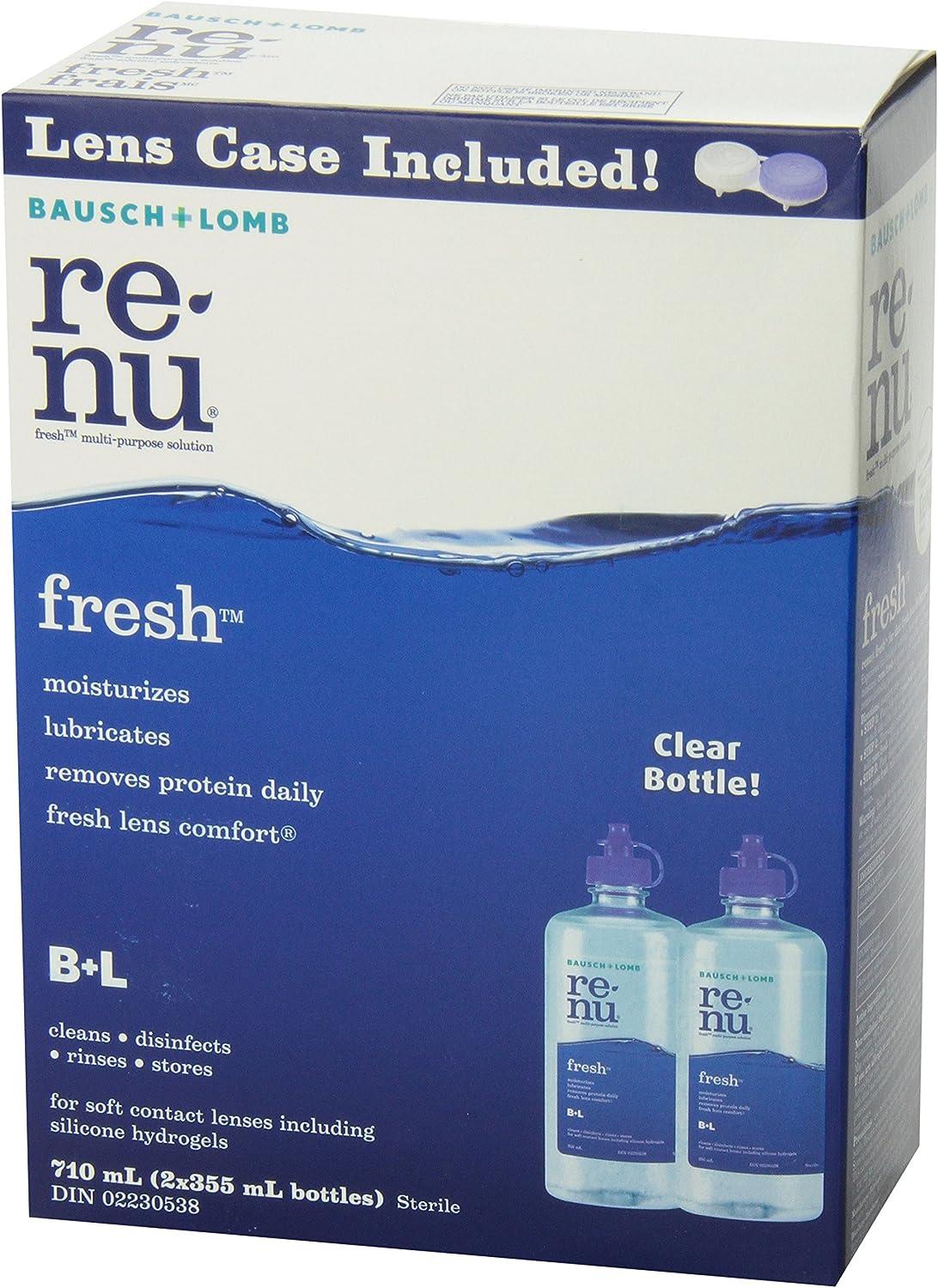 Bausch & Lomb Renu MultiPlus Solution 355ml - Pack of 2 | Effective ...