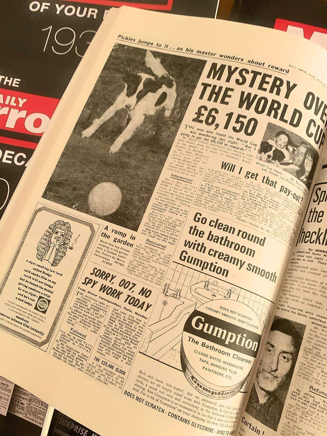 1960s Newspaper Headlines - Nostalgic Keepsake Gift | Signature Gifts ...